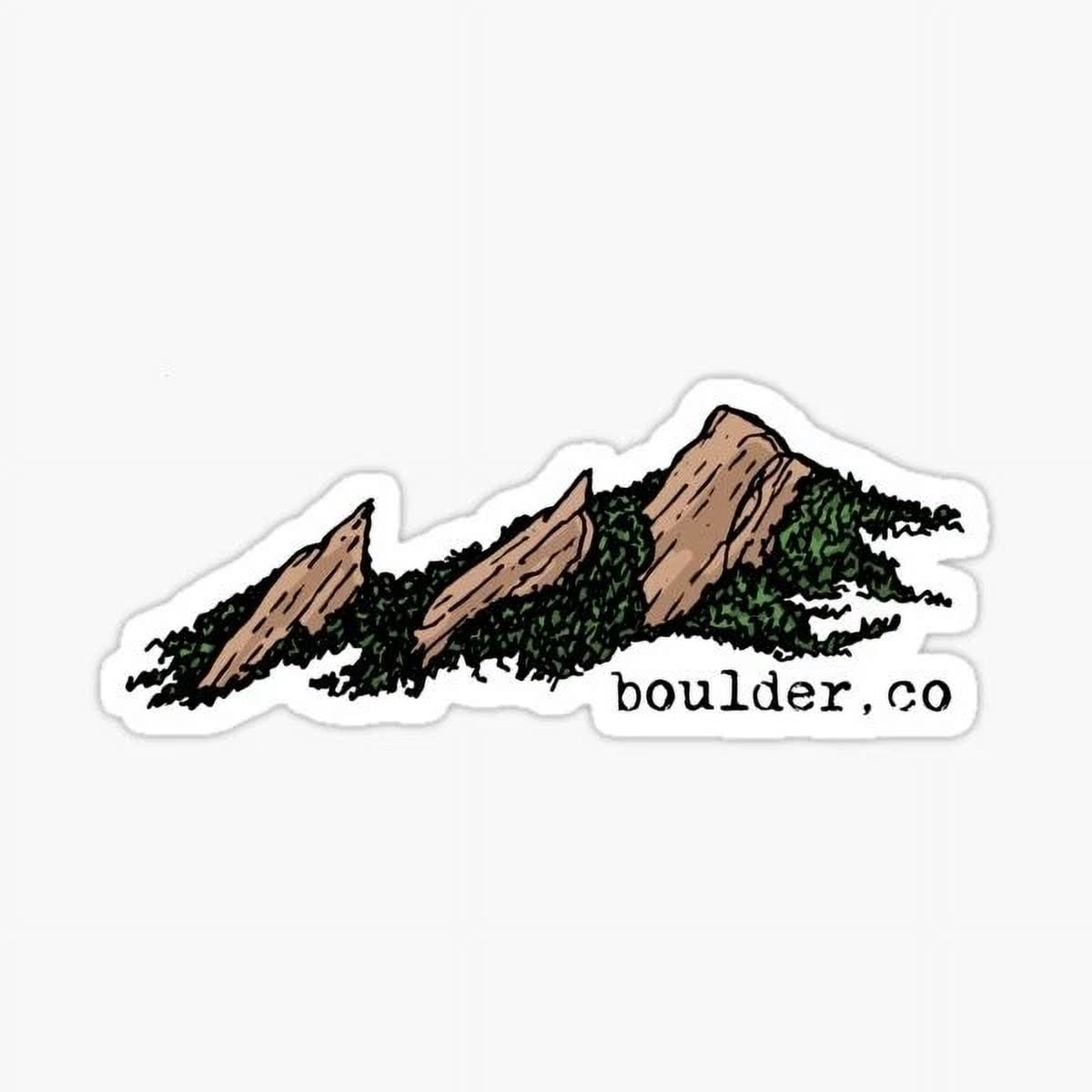 Travel Colorful Colorado Boulder National Park Destination Sticker ...