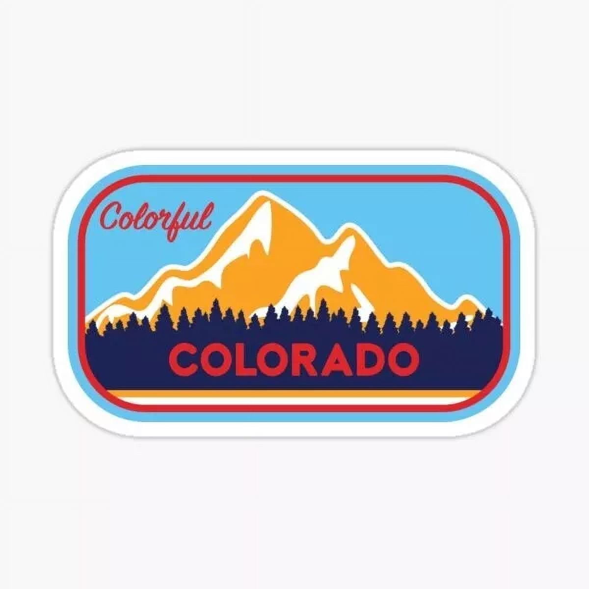 Travel Colorful Colorado State National Park Usa Destination Sticker ...