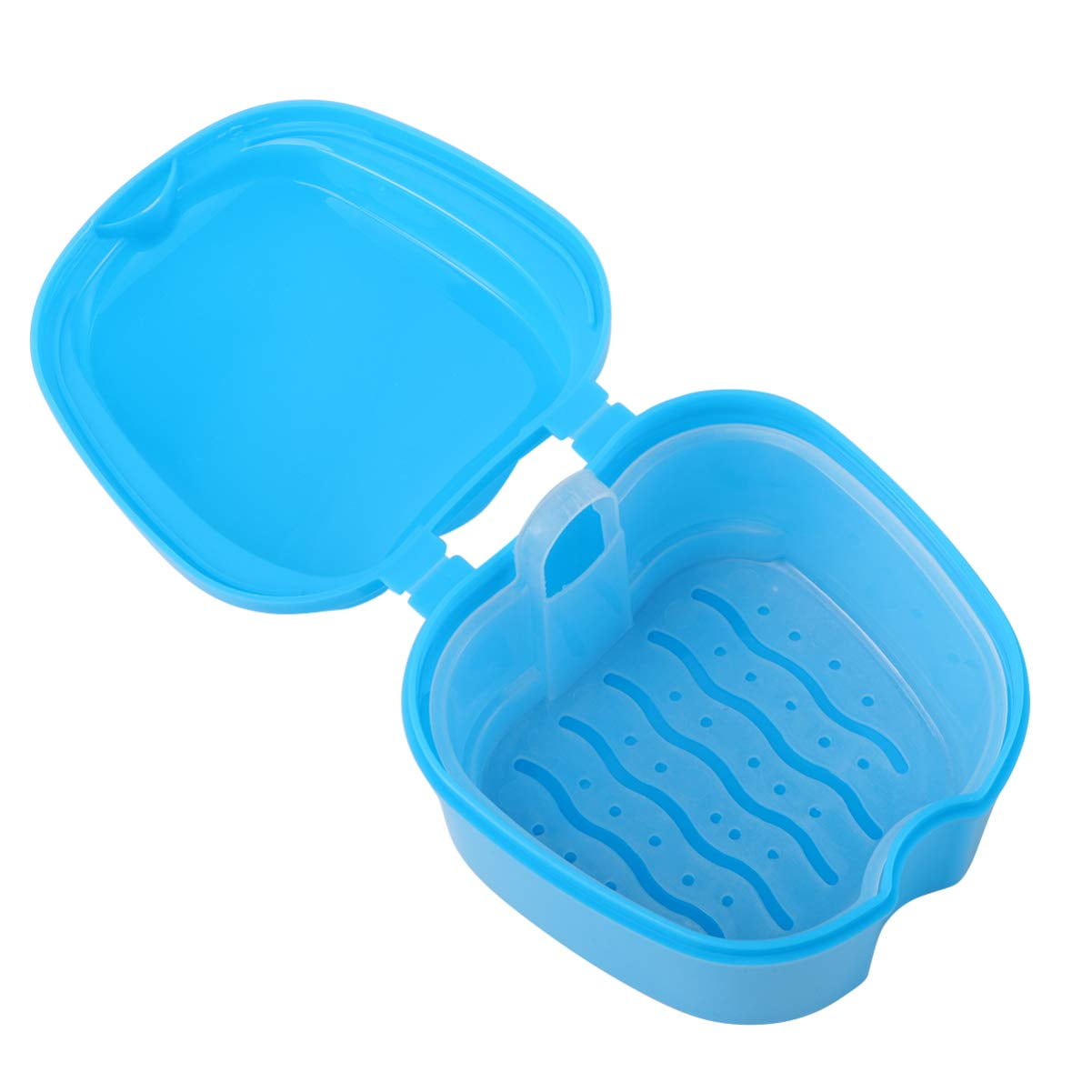 Travel Container Retainer Cleaning Tablets Denture Case Denture Bath ...
