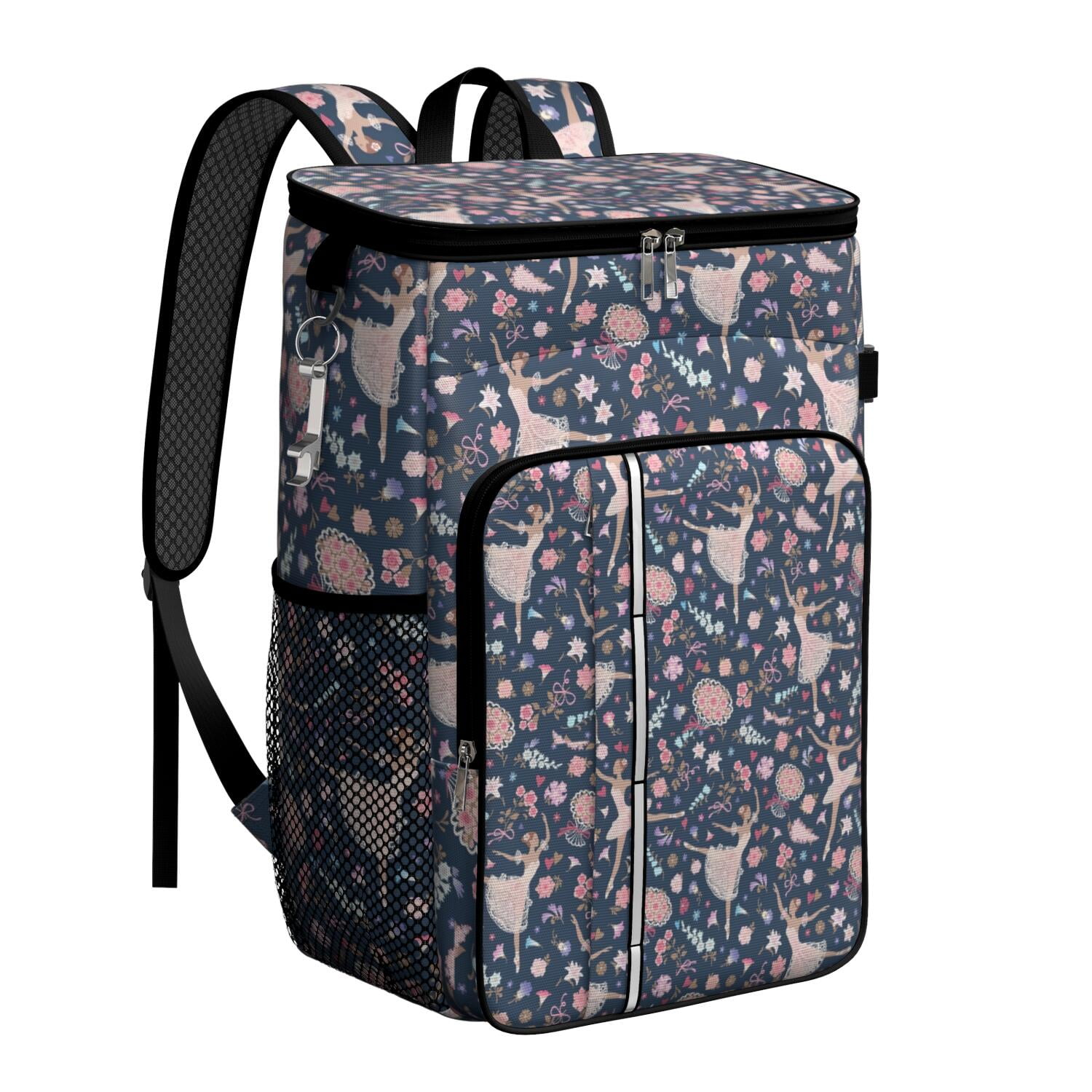 Travel Cooler Bag - Rainbow Princess Pattern Camping Beer Cooler ...