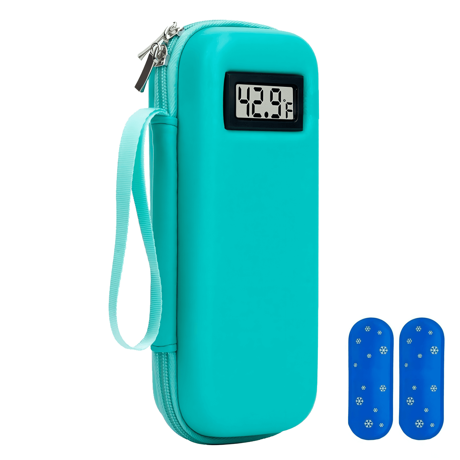 Travel Cooler Case with Temperature Display - Compact Refrigerated ...