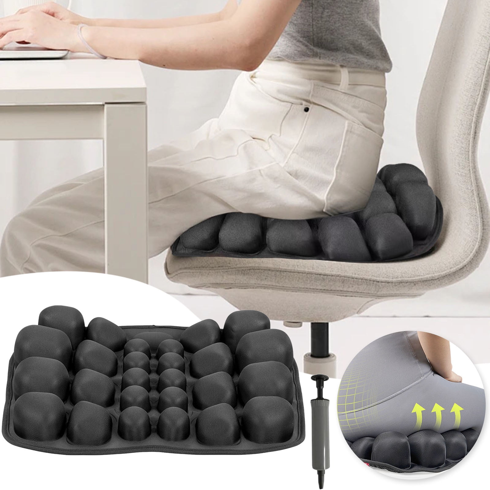 Travel Cushion - Airplane Seat Support for Long Flights Portable ...