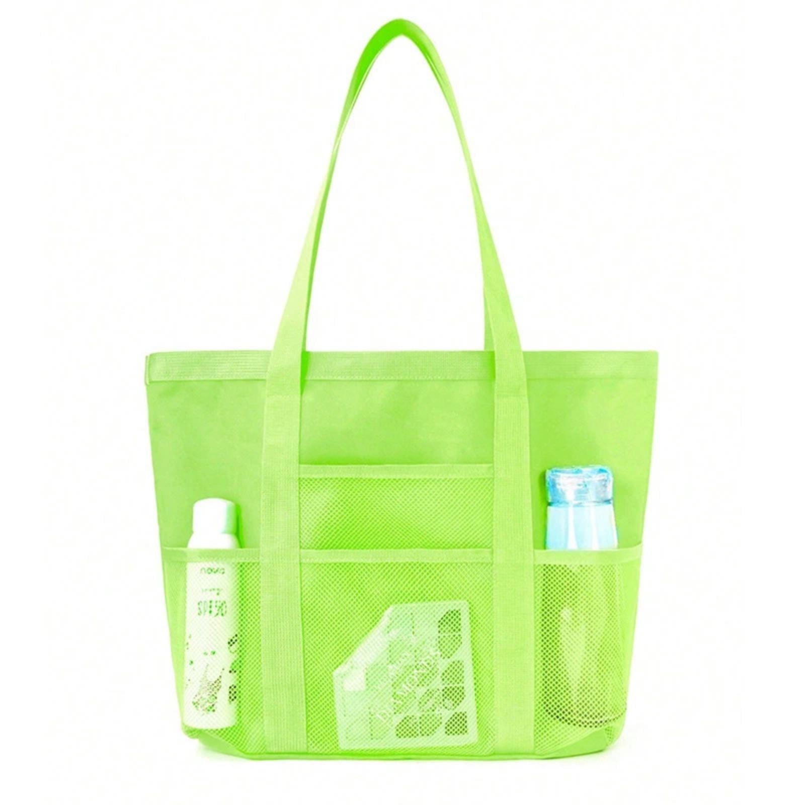 Travel Custom Beach Bag with Embroidered Name Foldable Mesh Tote for ...