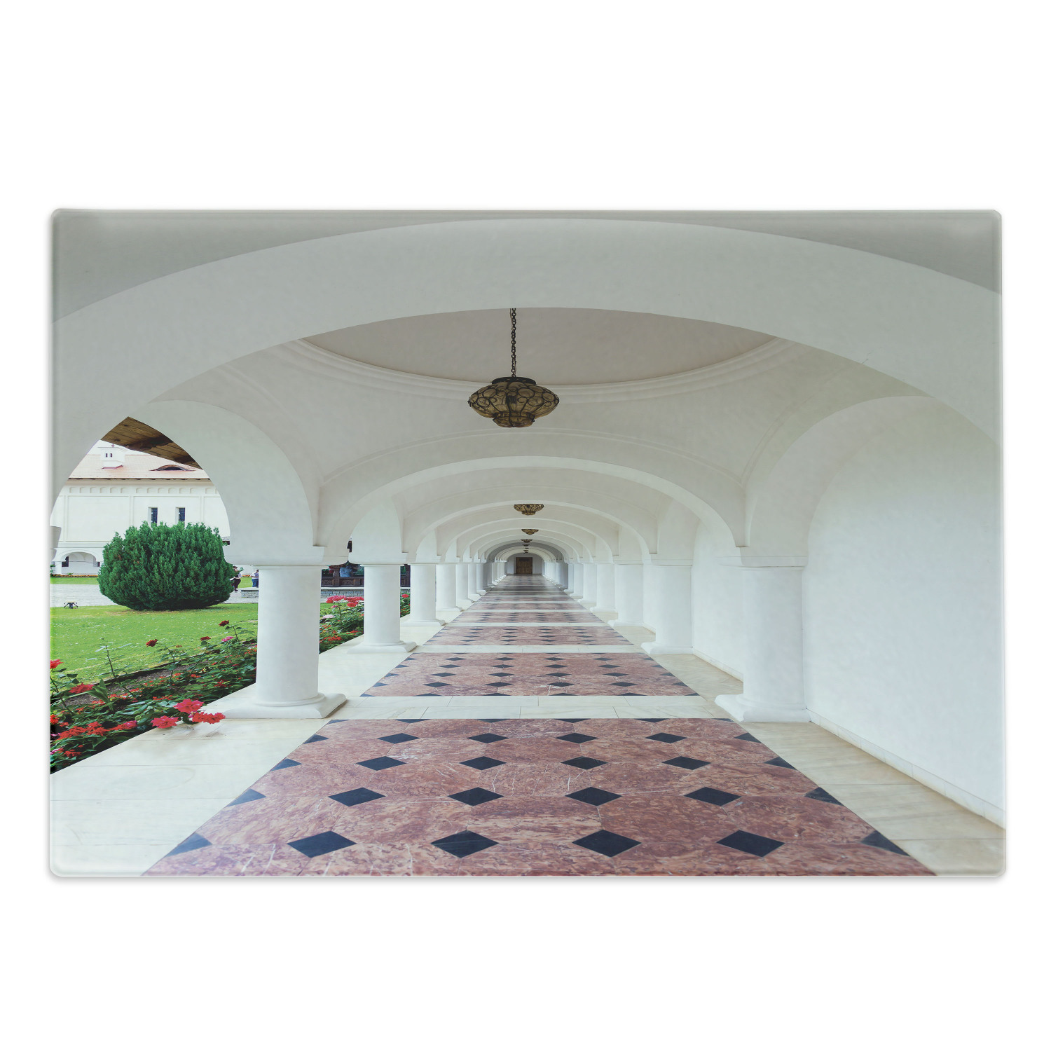 Travel Cutting Board, Dome Arched Colonnade Hallway at Sambata De Sus ...