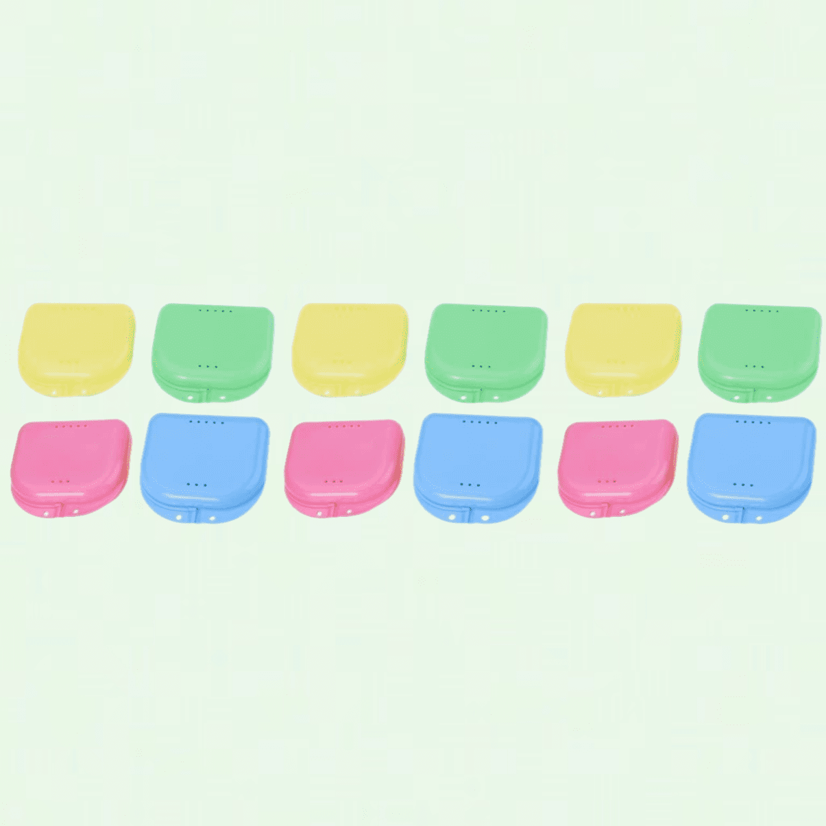 Travel Denture Case, Denture Storage Container with Snap Lock Closure ...