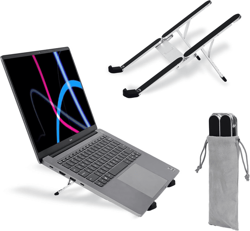 Travel Depot Portable Laptop Stand, Laptop Stand for Desk Ergonomic 6 ...