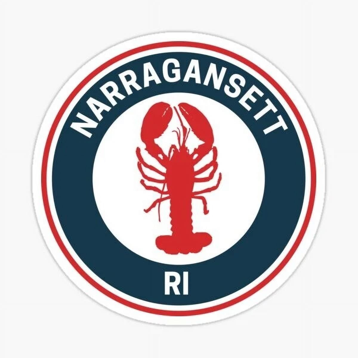 Travel Discover Rhode Island State Narragansett Destination Sticker ...