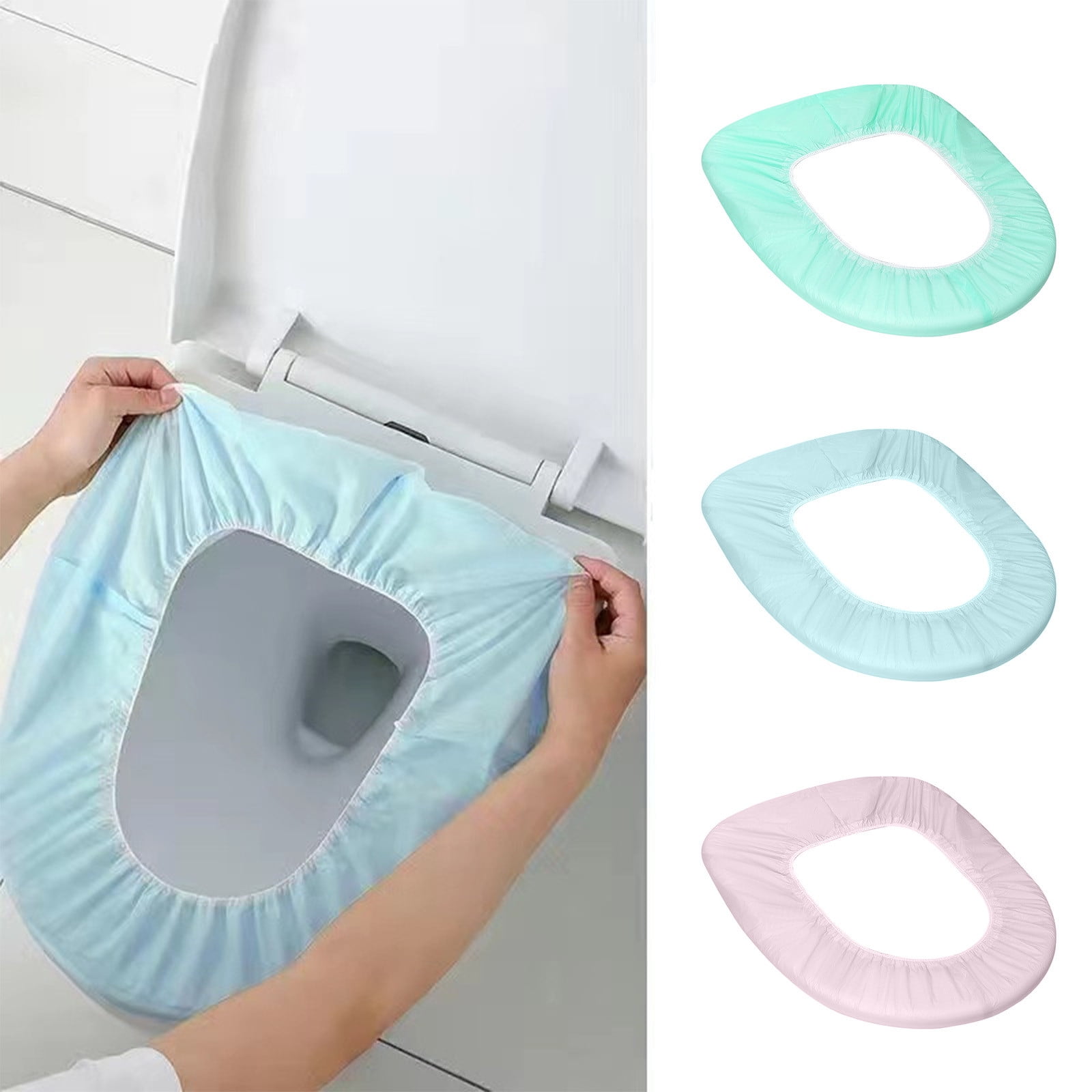 Travel Disposable Toilet Seat Cover, Non-Woven Portable Toilet Wrap ...