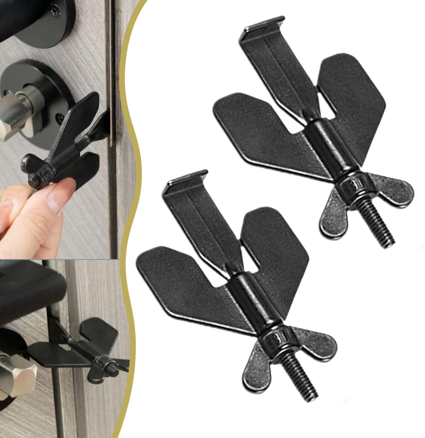 Travel Door Security Lock, Door Lock Gadget for Travel, Anterlock ...