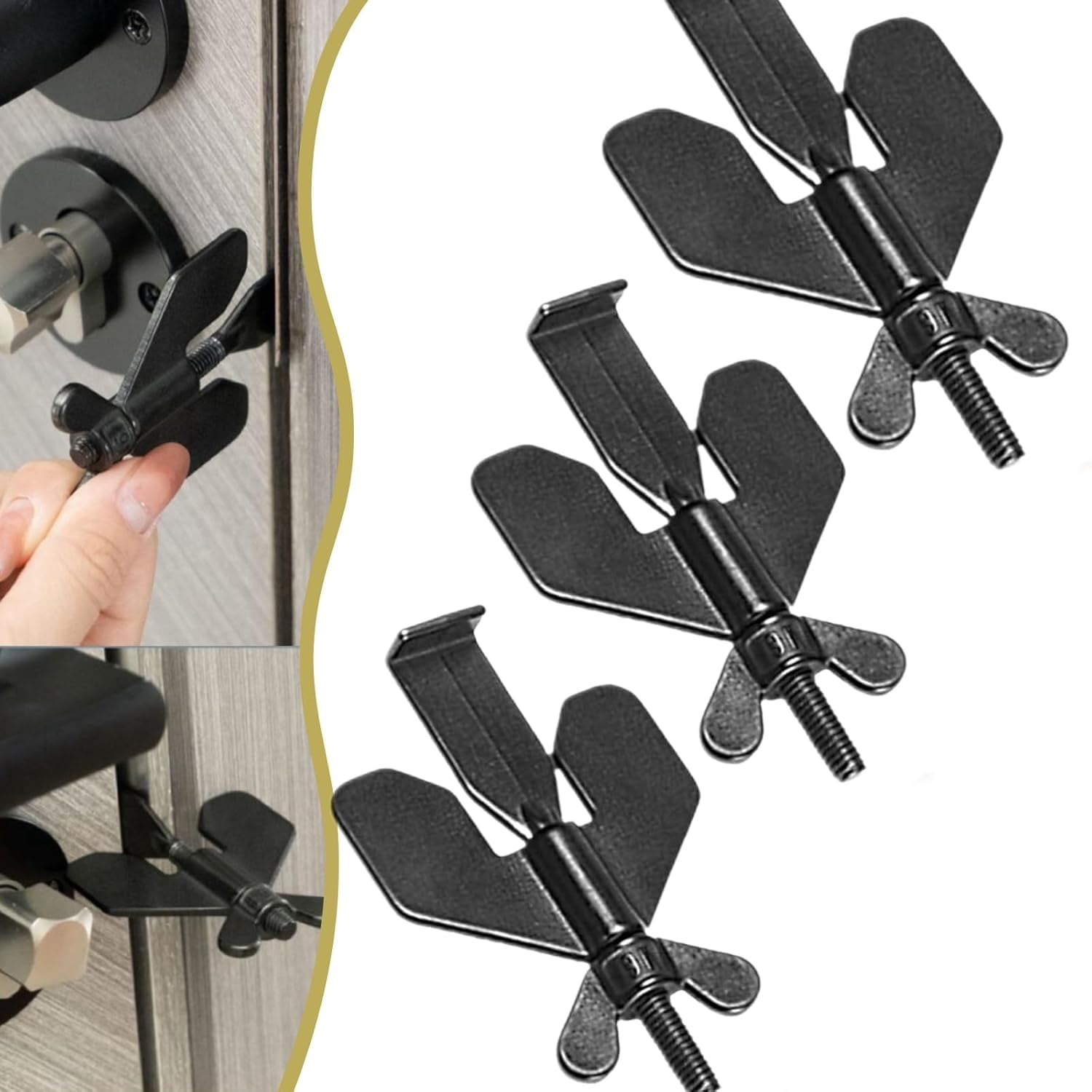 Travel Door Security Lock, Door Lock Gadget for Travel, Anterlock ...