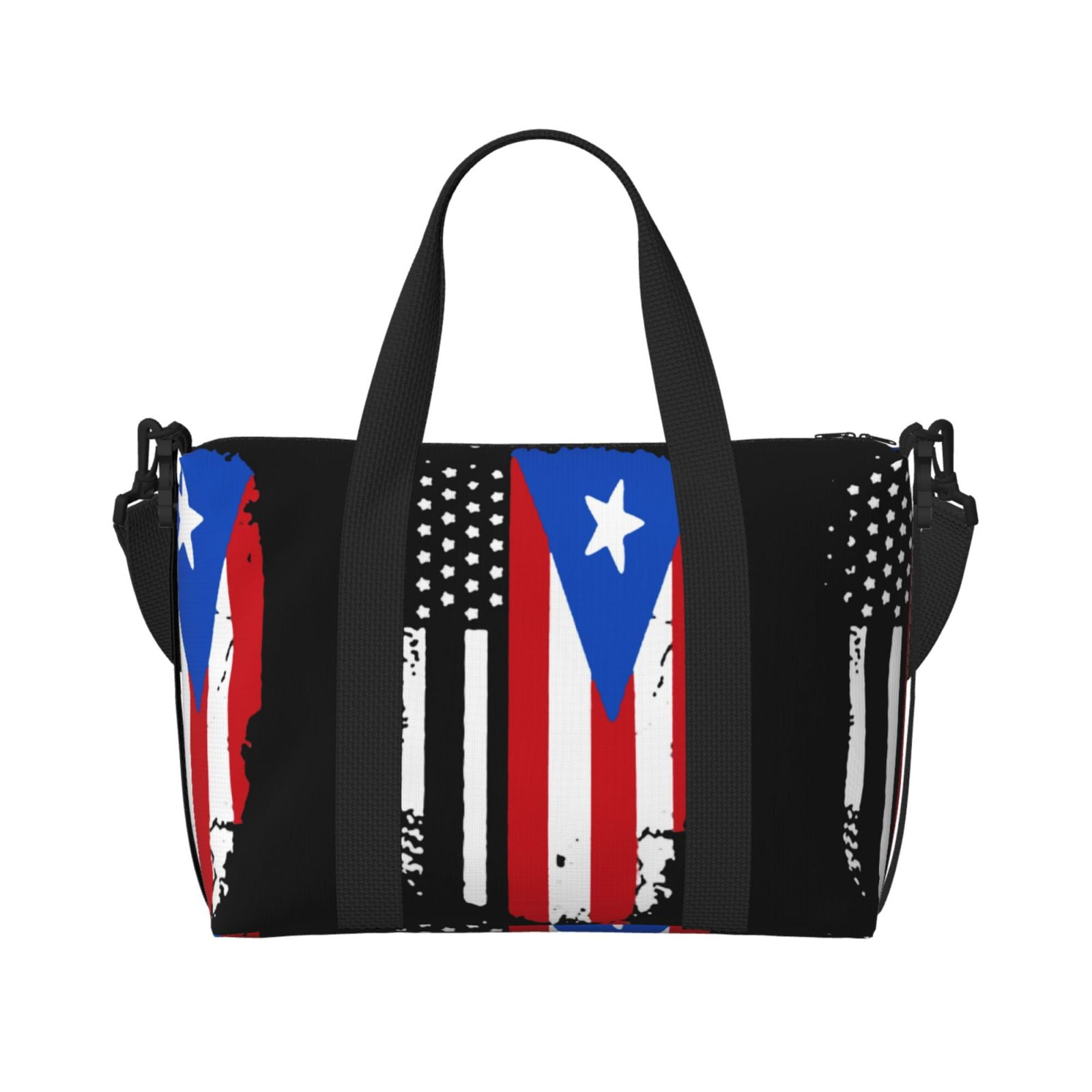 Travel Duffel Bag America Puerto-Rico Flag Sports Tote Gym Carry On Bag ...