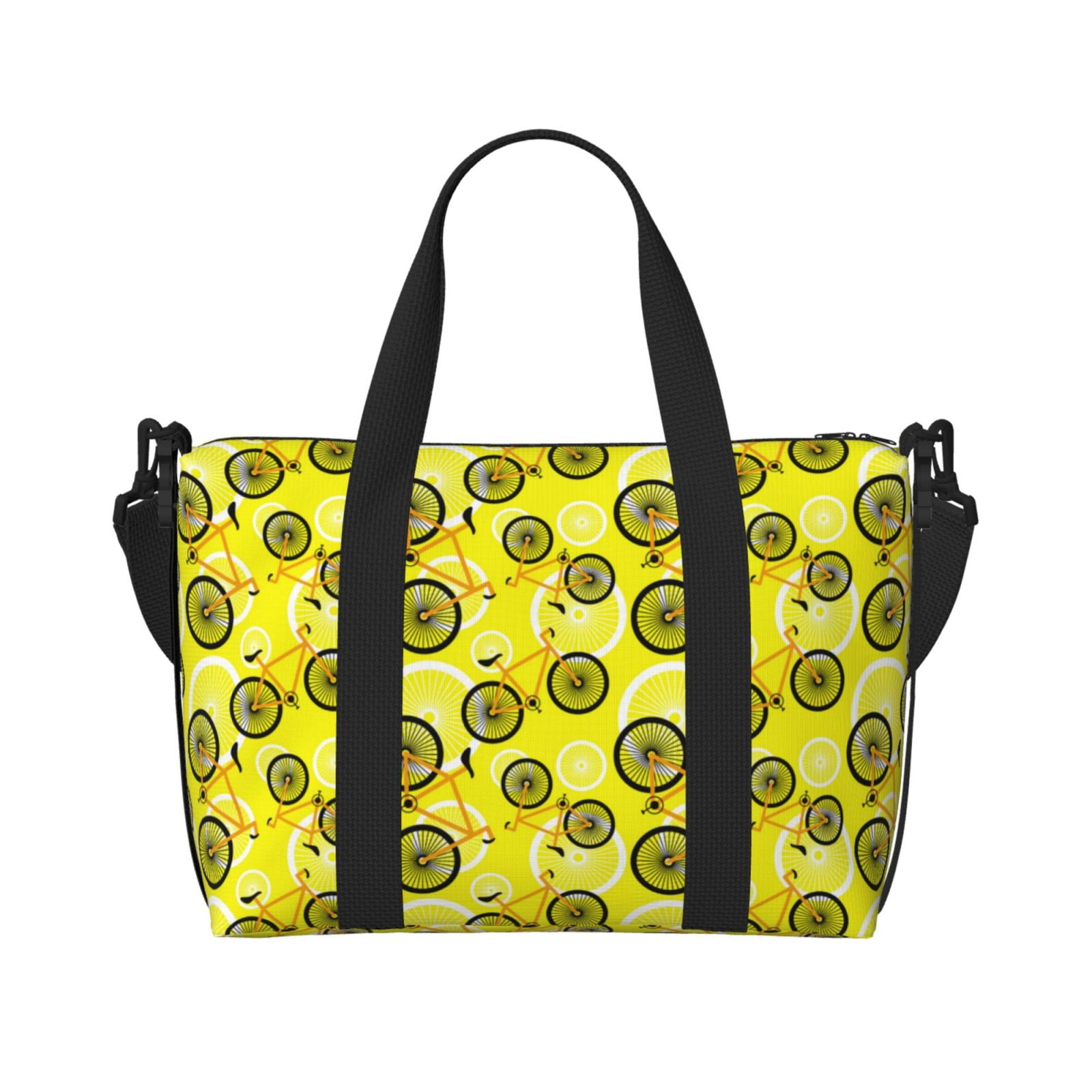 Travel Duffel Bag, Bike Pattern Sassy Waterproof Carry On Overnight ...