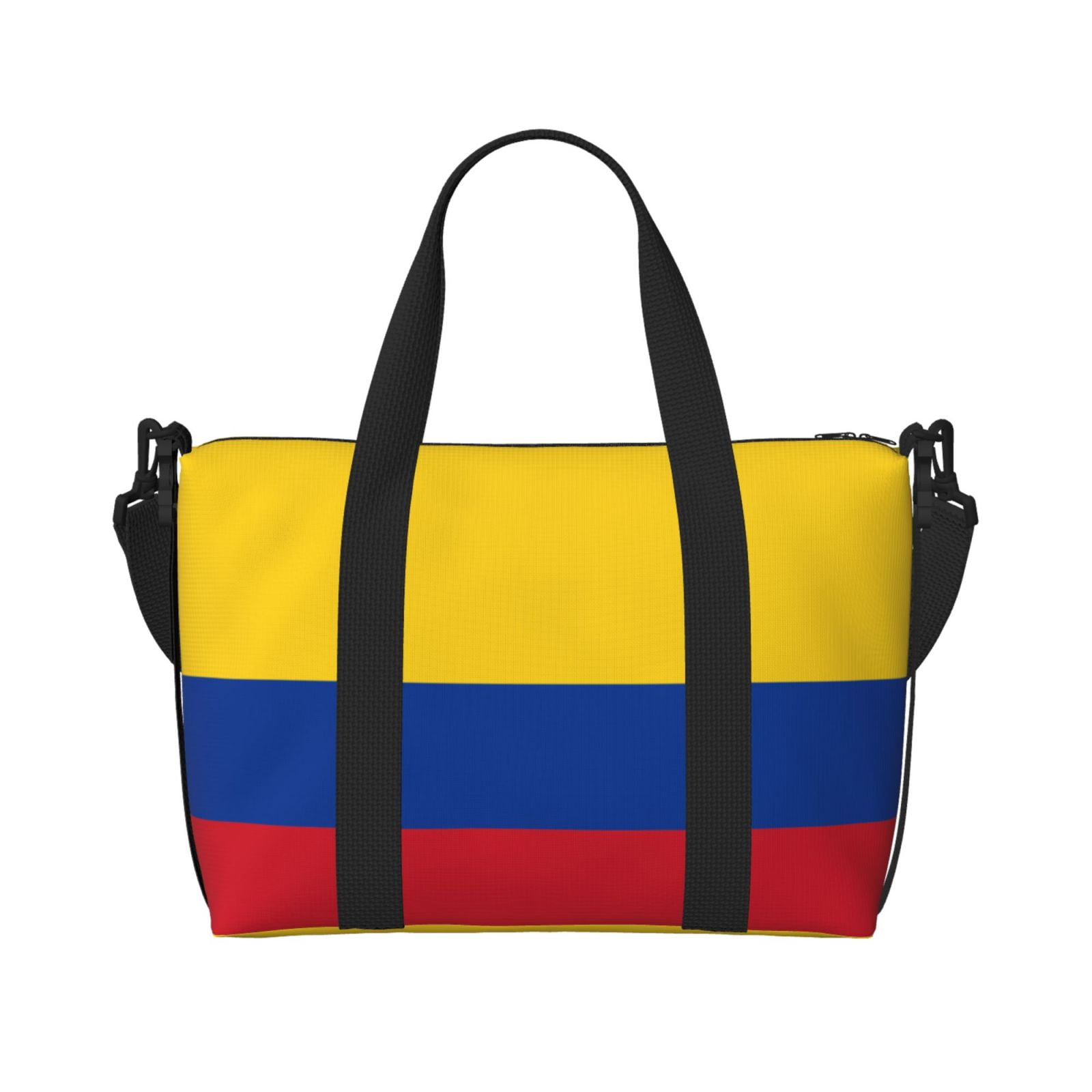Travel Duffel Bag Colombia Flag Sports Tote Gym Bag Shoulder Weekender ...