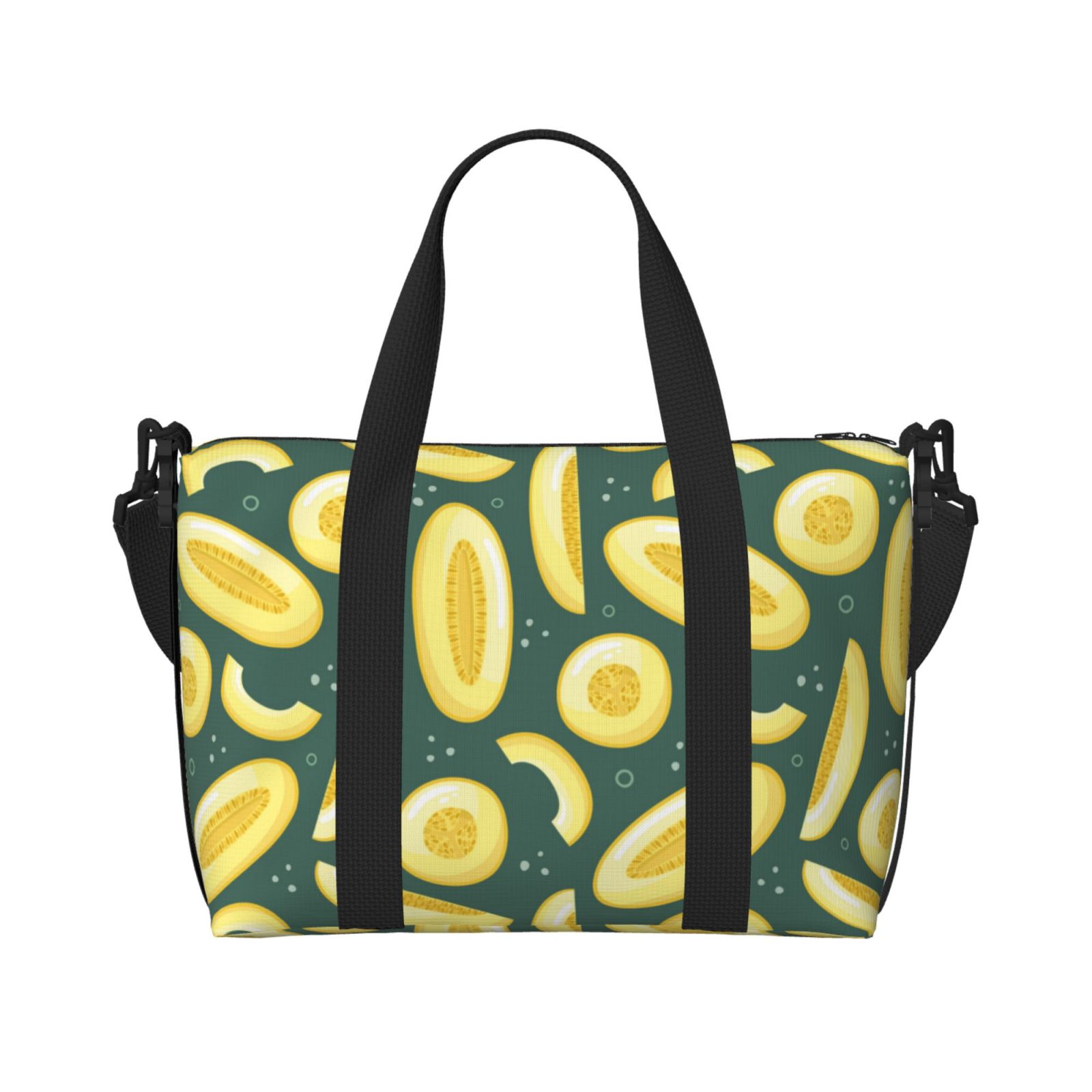 Travel Duffel Bag, Cute Crisp Cantaloupe Waterproof Carry On Overnight ...