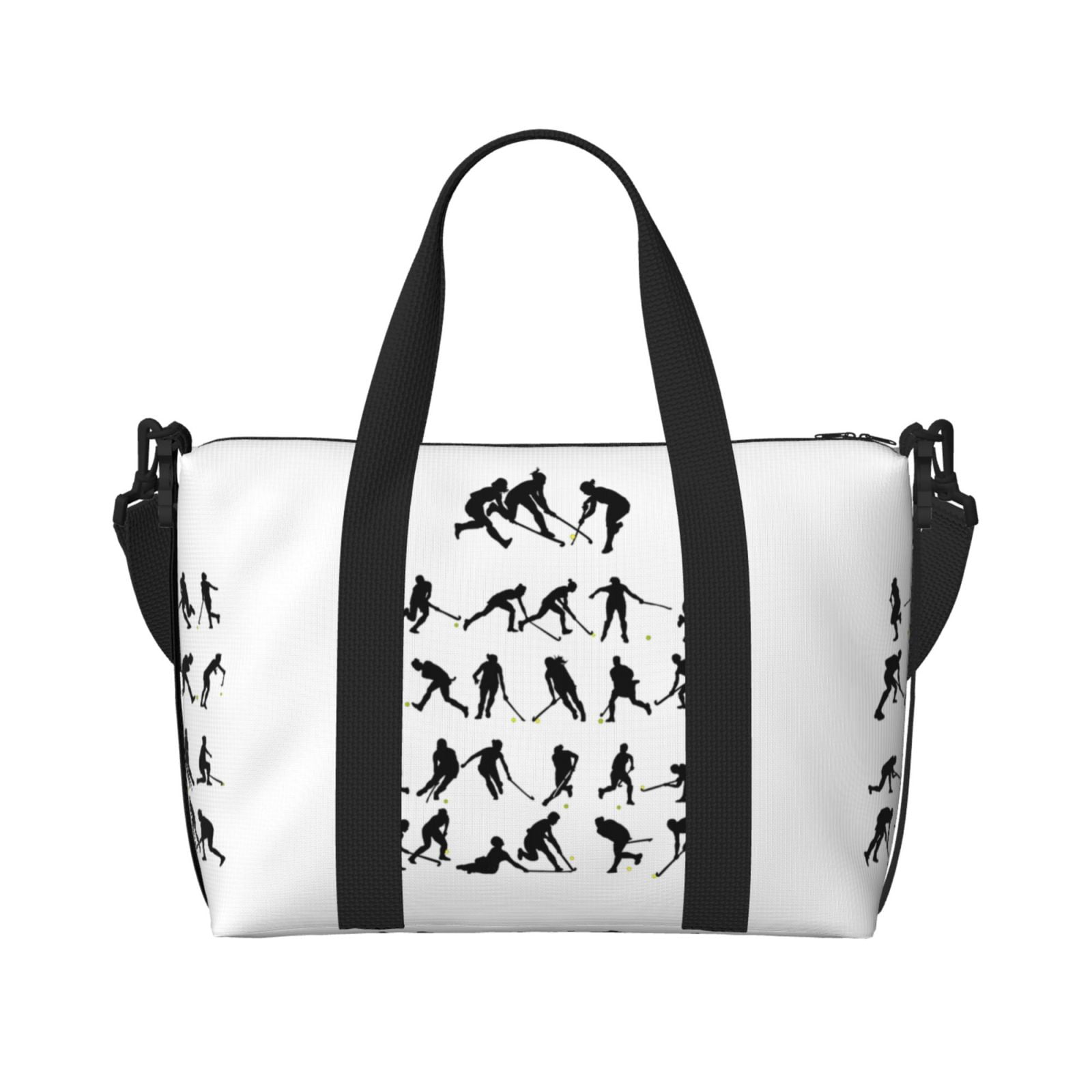 Travel Duffel Bag Field Hockey Sports Tote Gym Carry On Bag Overnight ...
