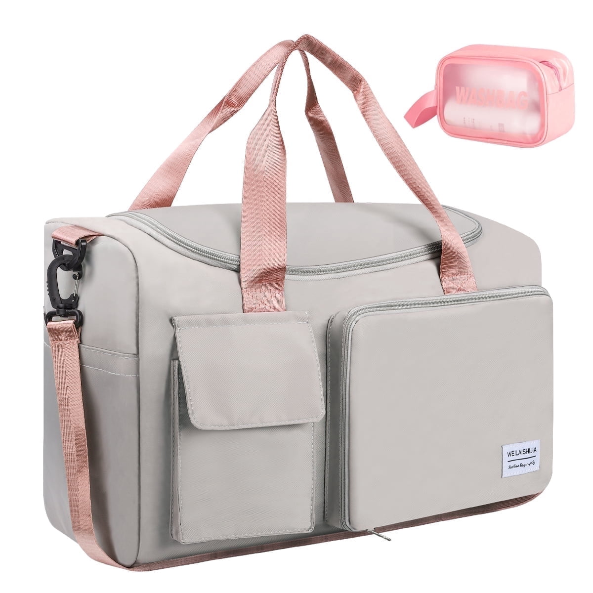 CshidWorld Travel Duffel Bag, Foldable Weekender Bag for Women ...