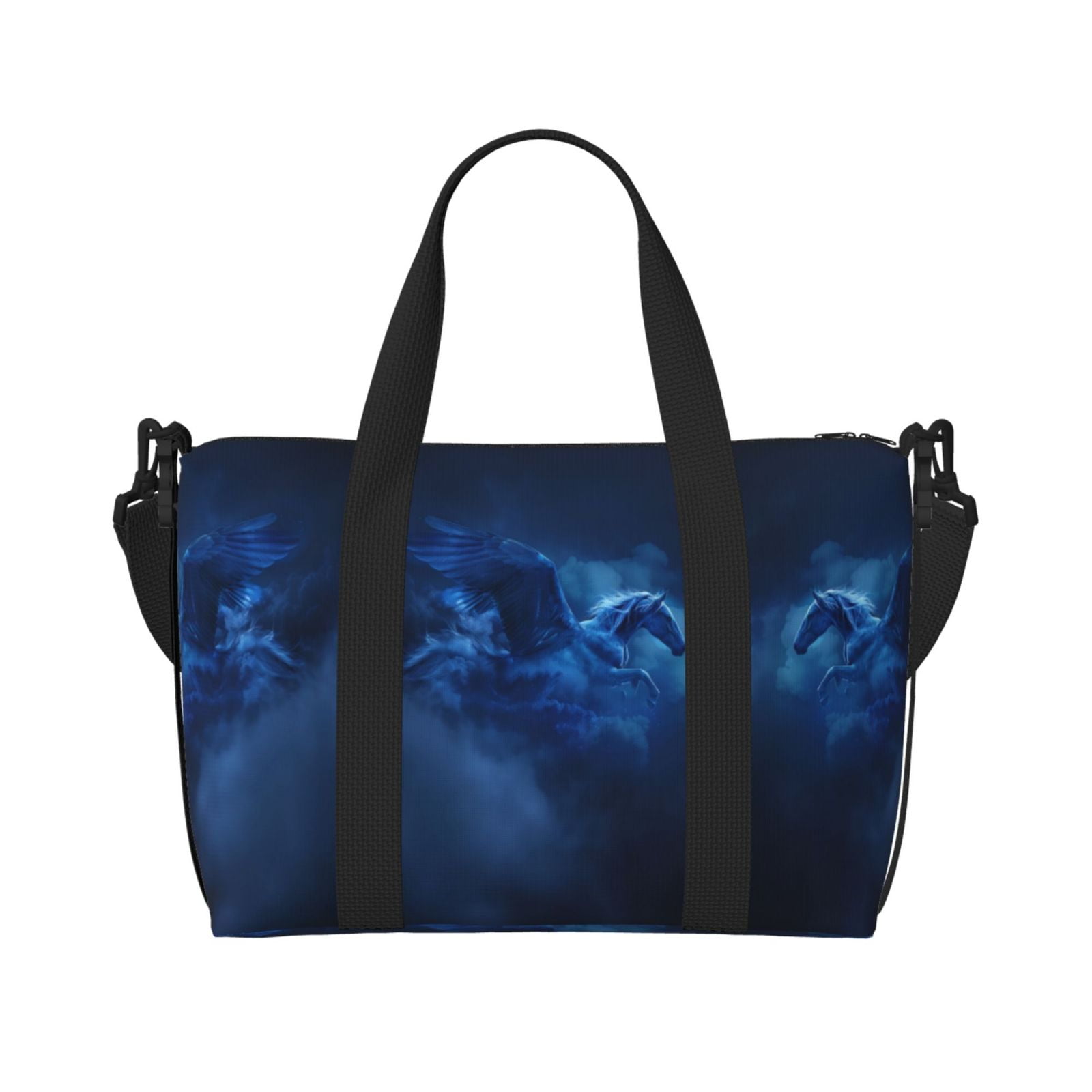 Travel Duffel Bag, Pegasus Night Sky Waterproof Carry On Overnight Tote ...