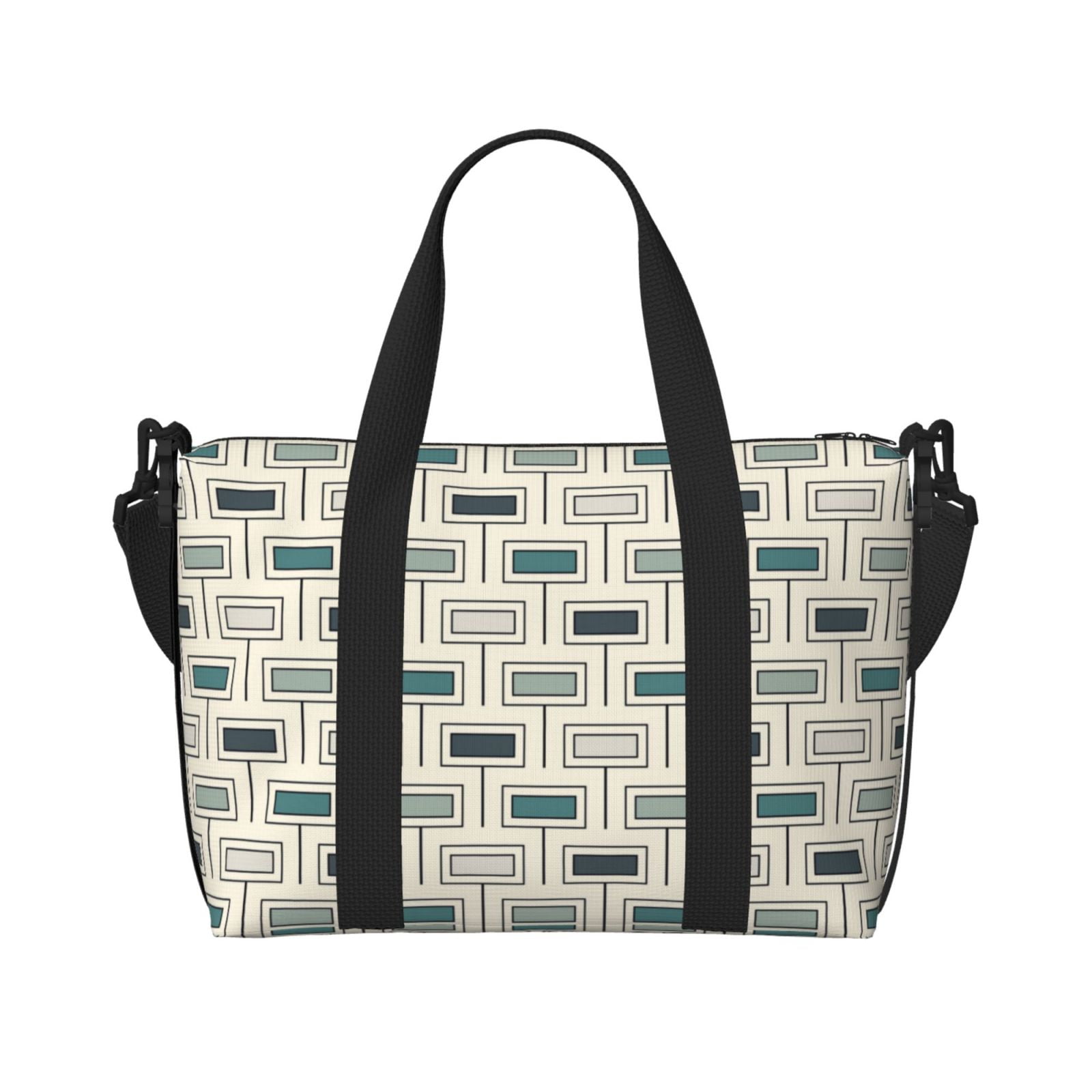 Travel Duffel Bag, Small Rectangle Waterproof Carry On Overnight Tote ...