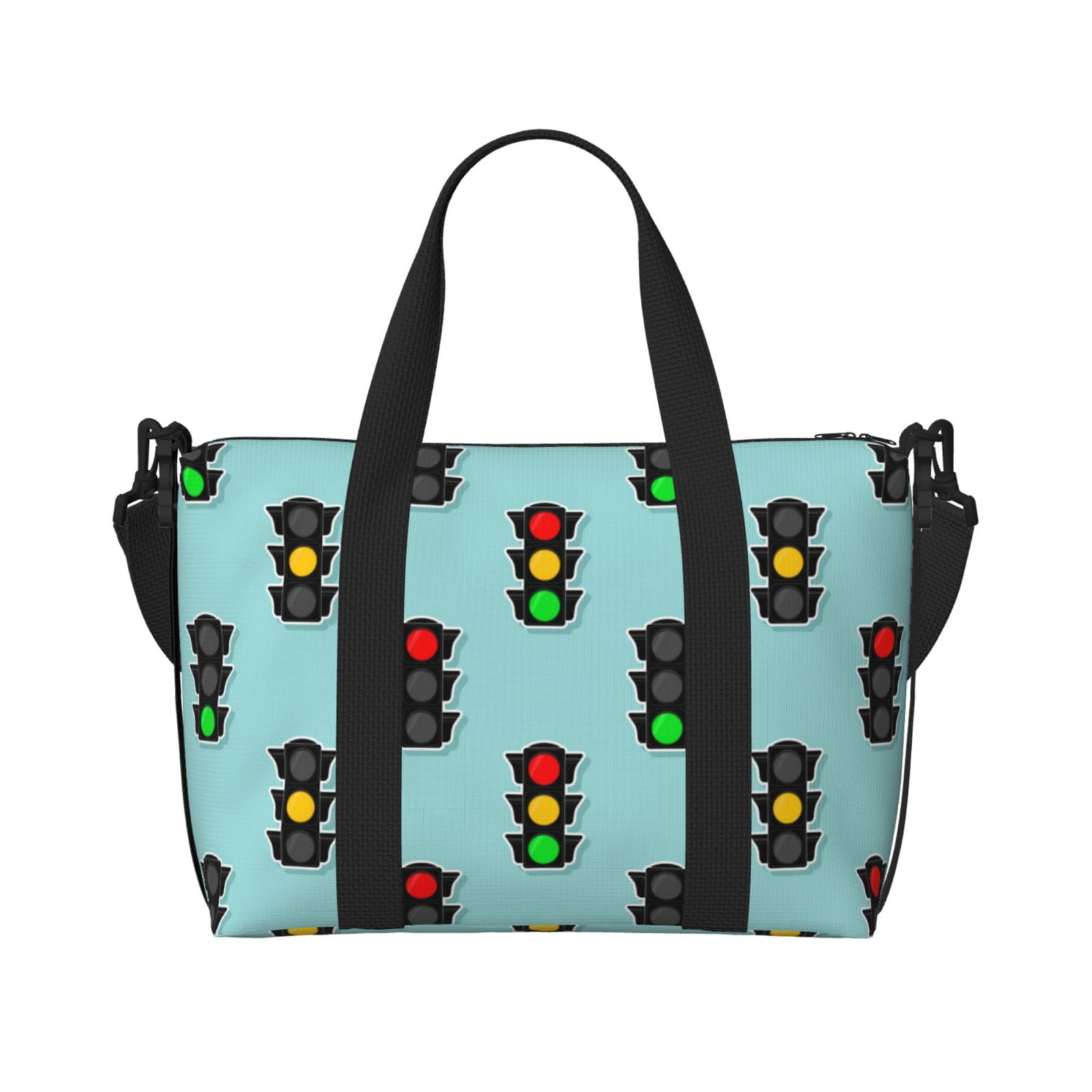 Travel Duffel Bag, Traffic Light Pattern Waterproof Carry On Overnight ...