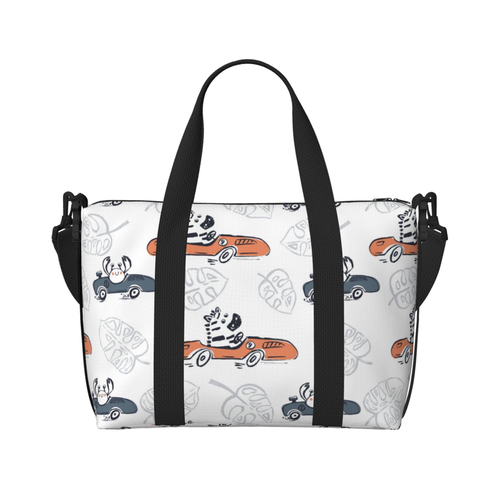 Travel Duffel Bag, Zebra Crab Waterproof Carry On Overnight Tote Bags ...