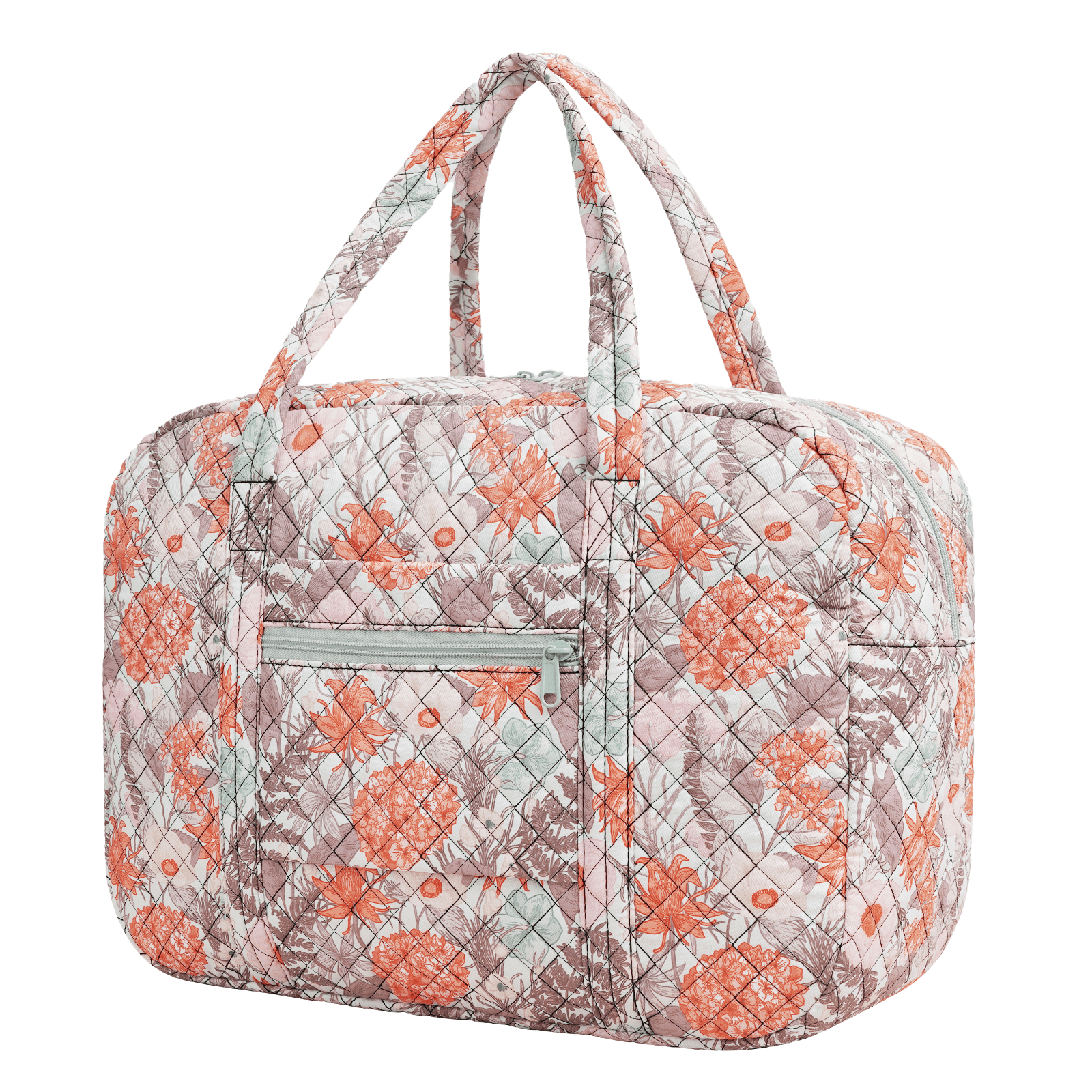 WANDF Floral Travel Duffel Bags for Women 25L Fashion Flower Bag ...