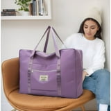 Travel Duffel Bags for Women, Overnight Bag 14x17x6 Inch, Foldable ...