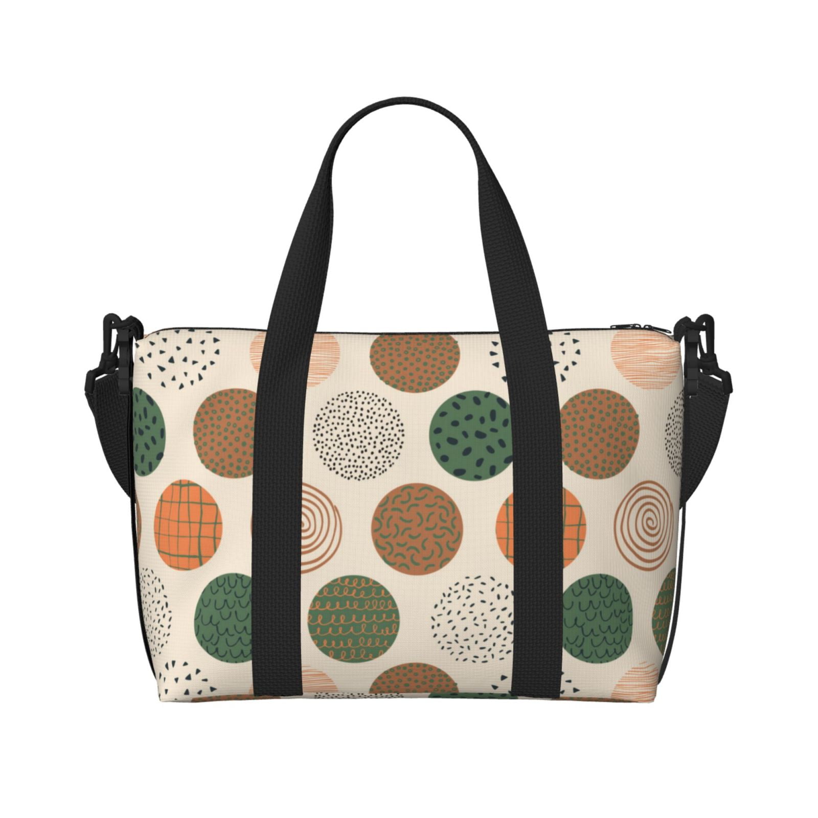 Travel Duffle Bag Abstract geometric circles pattern Travel Tote Bags ...