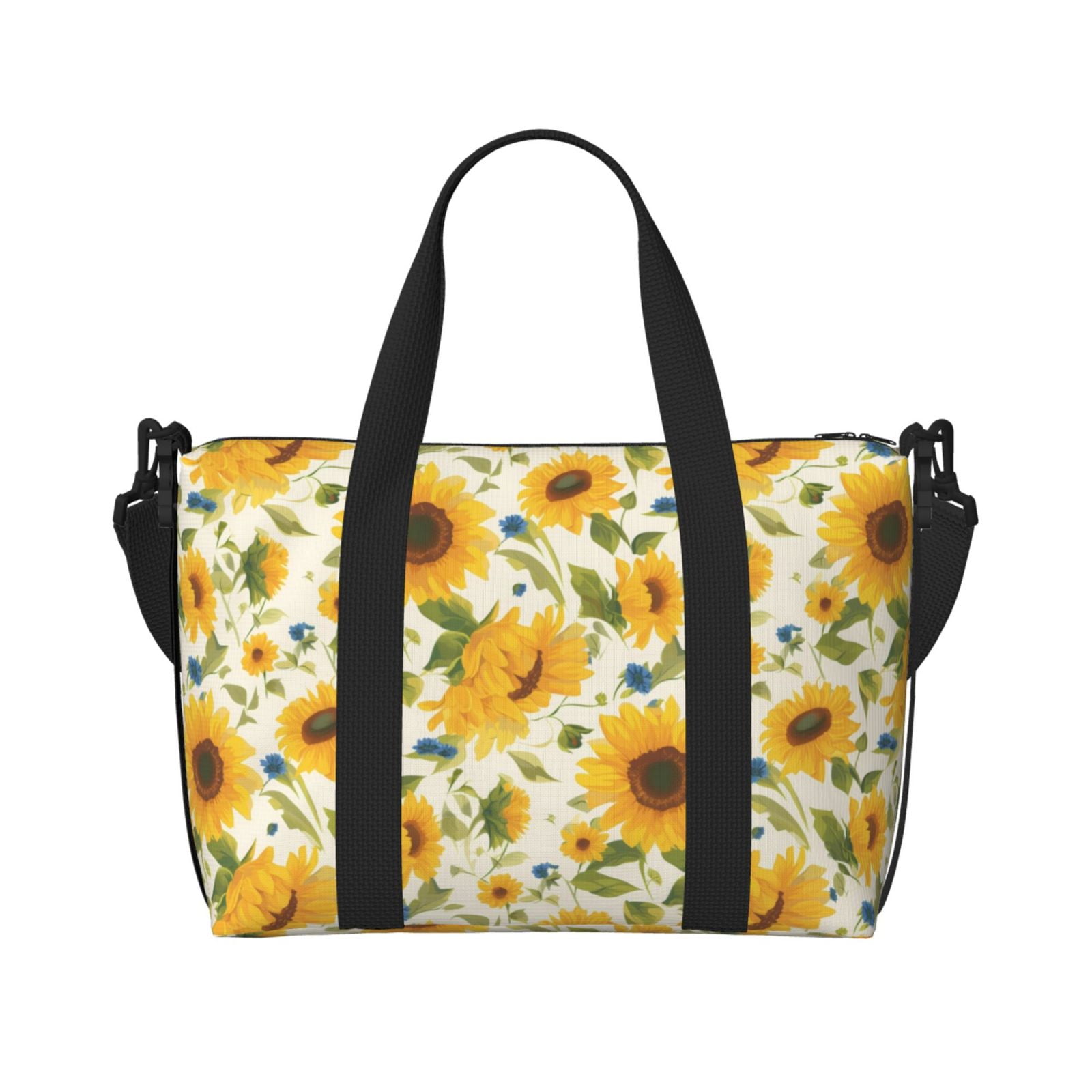 Travel Duffle Bag Beautiful Countryside Sunflower Travel Tote Bags ...