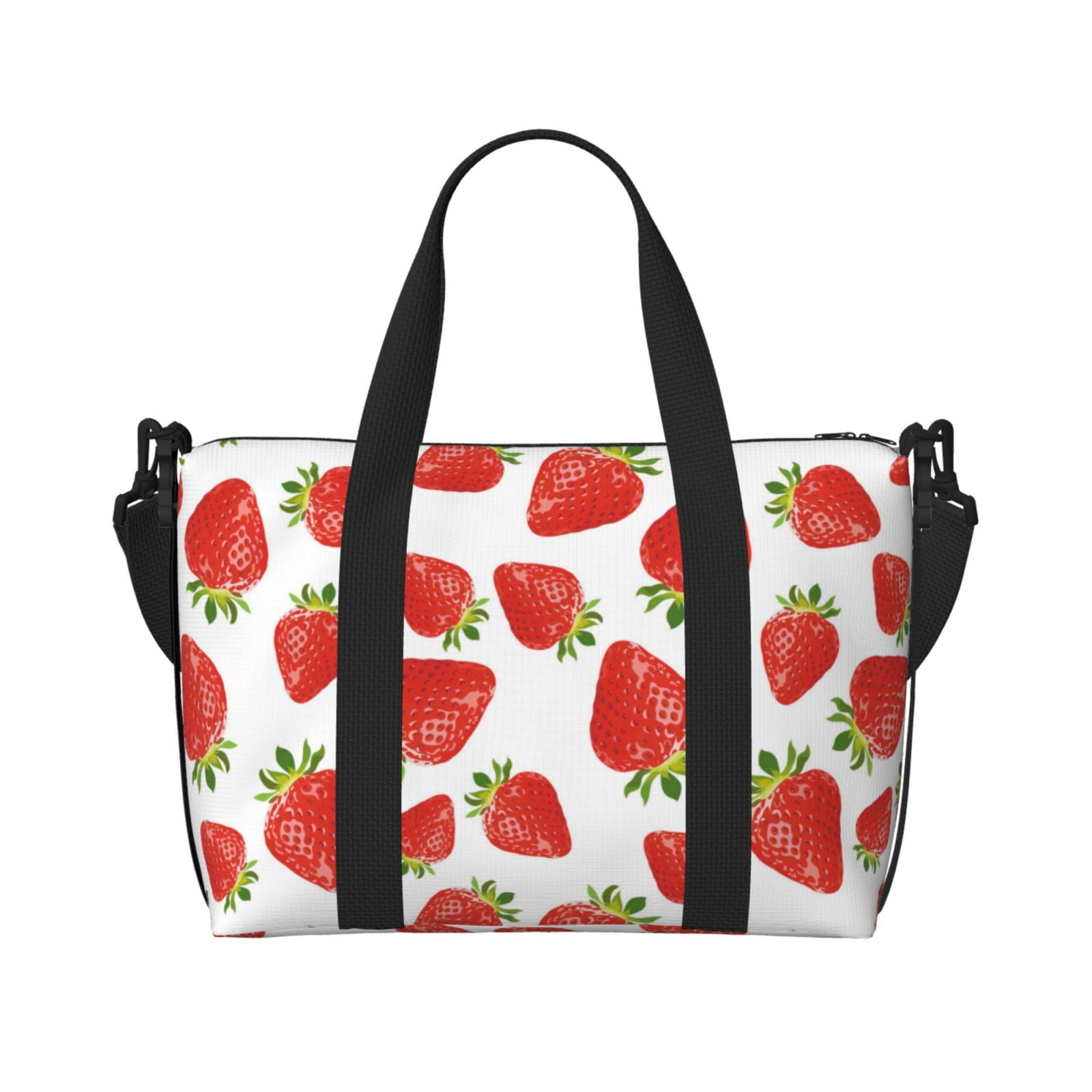 Travel Duffle Bag Berries strawberry Travel Tote Bags Carry on Luggage ...