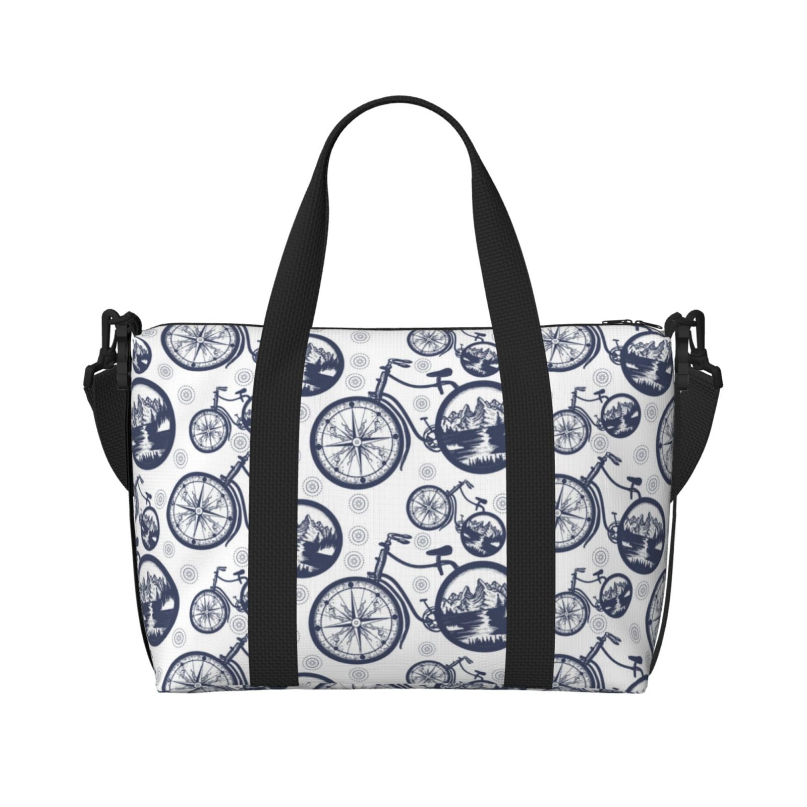 Travel Duffle Bag Bike Pattern Exotic Travel Tote Bags Carry on Luggage ...