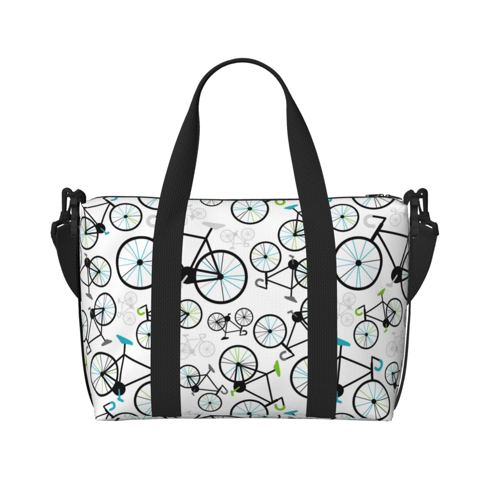 Travel Duffle Bag Bike Pattern Minimalist Travel Tote Bags Carry on ...