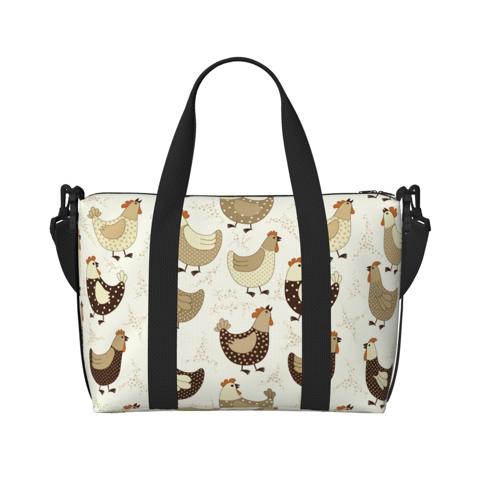 Travel Duffle Bag Cartoon Cute Chickens Travel Tote Bags Carry on ...