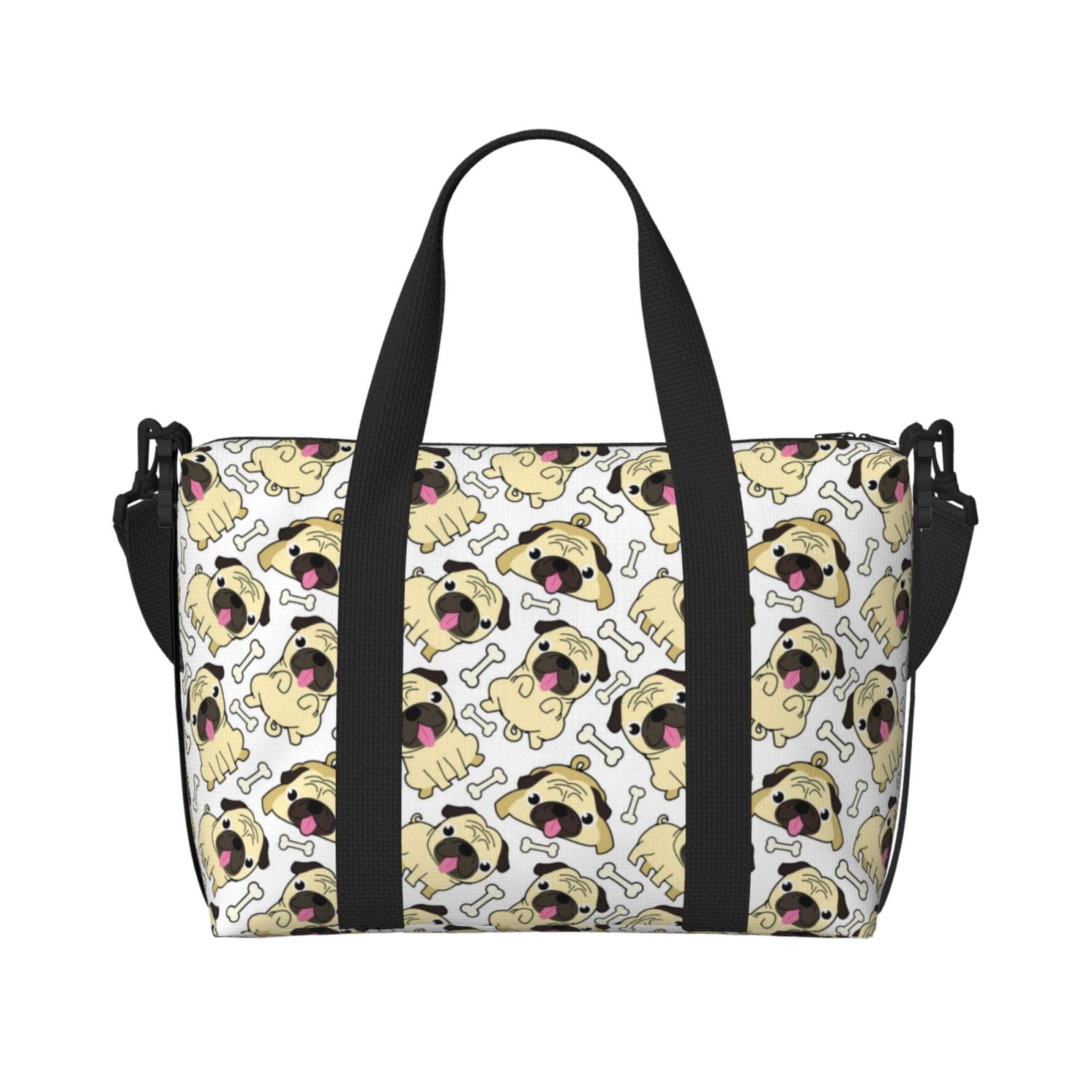 Travel Duffle Bag Cartoon Cute French Bulldog Travel Tote Bags Carry on ...