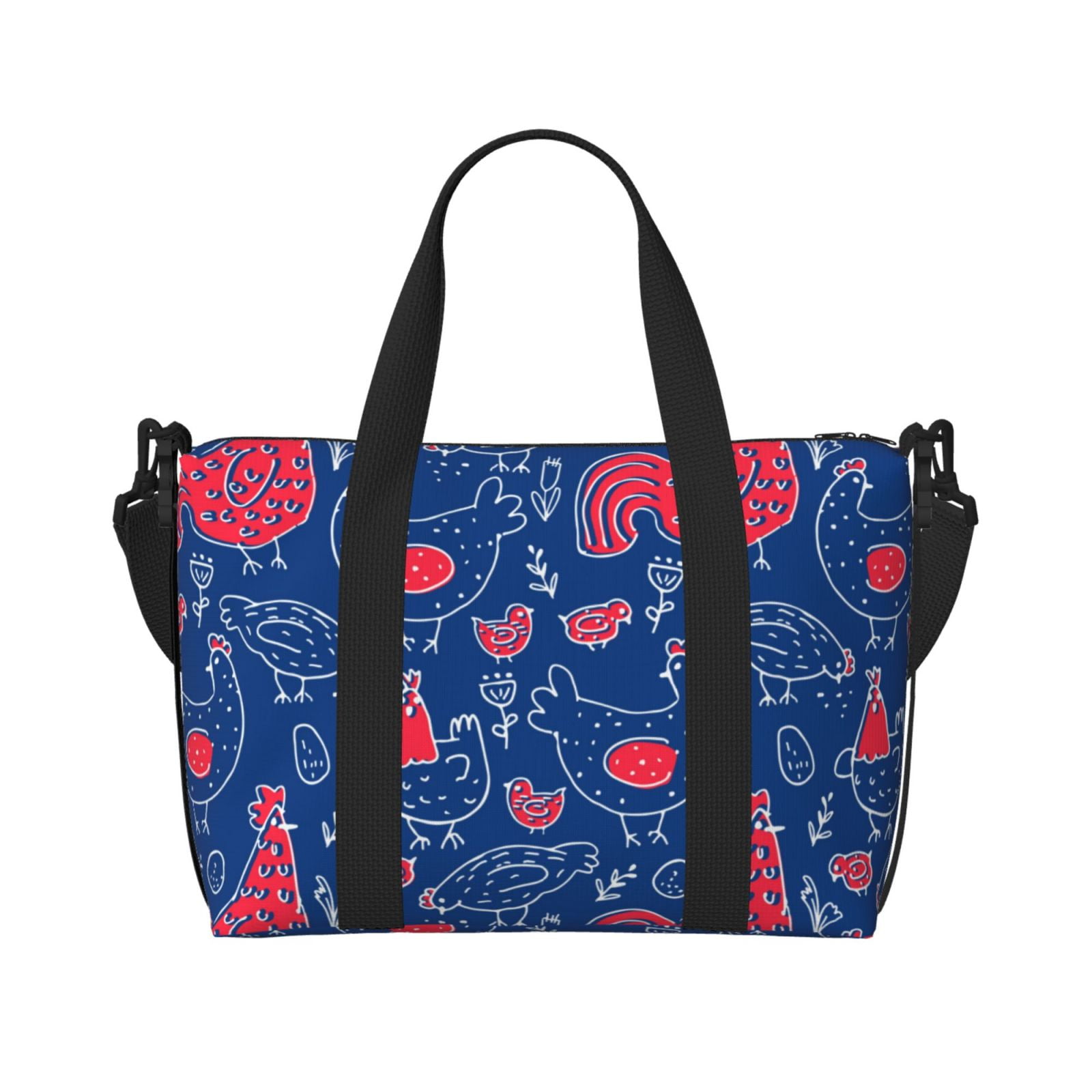 Travel Duffle Bag Chicken and Rooster Travel Tote Bags Carry on Luggage ...
