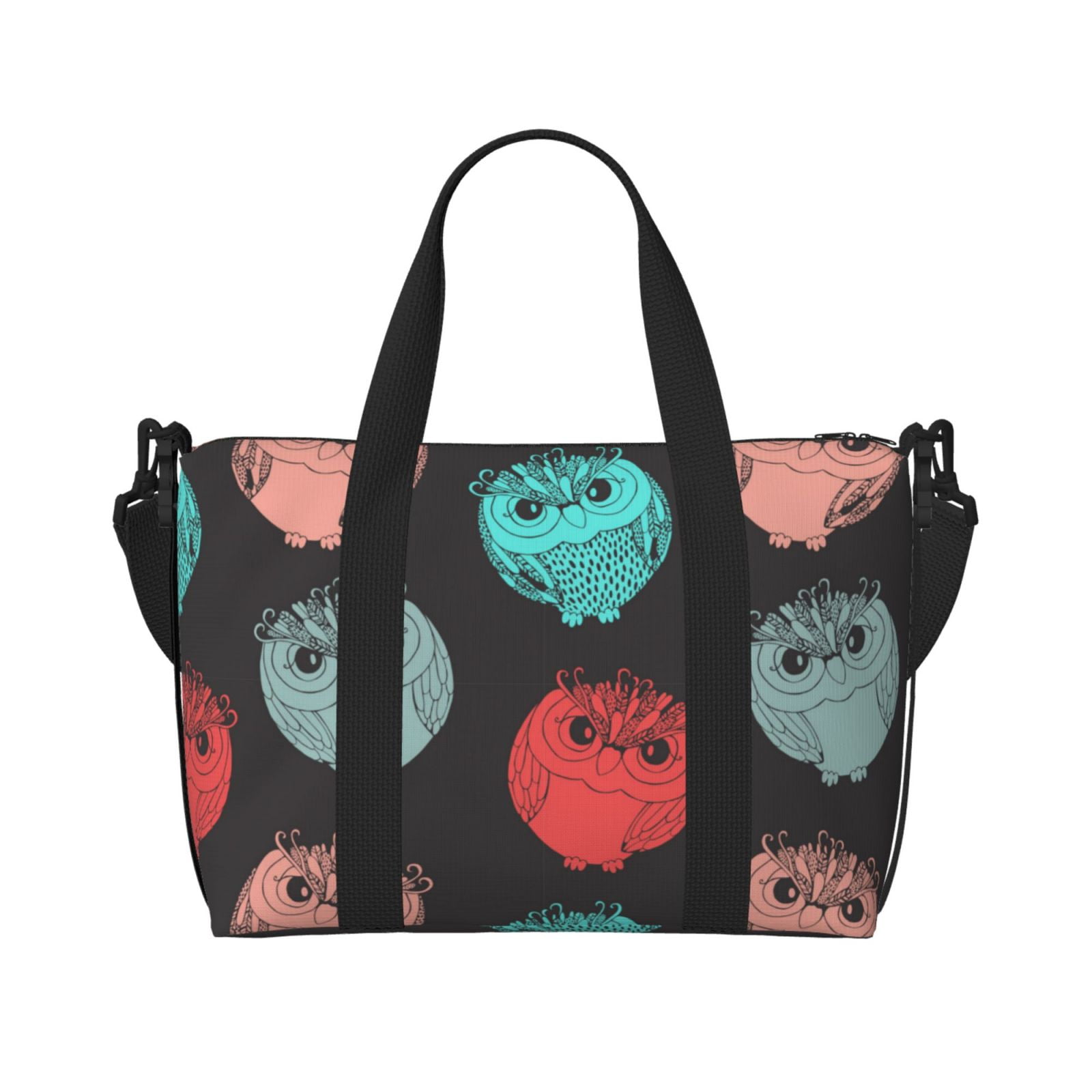 Travel Duffle Bag Chubby Cute Owls Travel Tote Bags Carry on Luggage ...