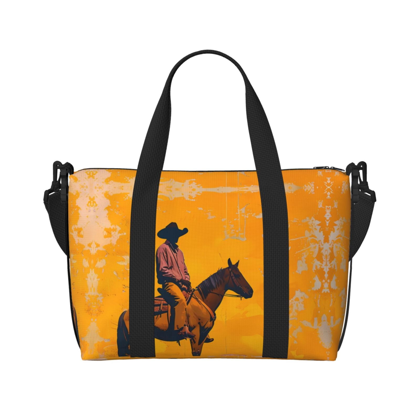 Travel Duffle Bag Cliff Western Cowboy Travel Tote Bags Carry on ...