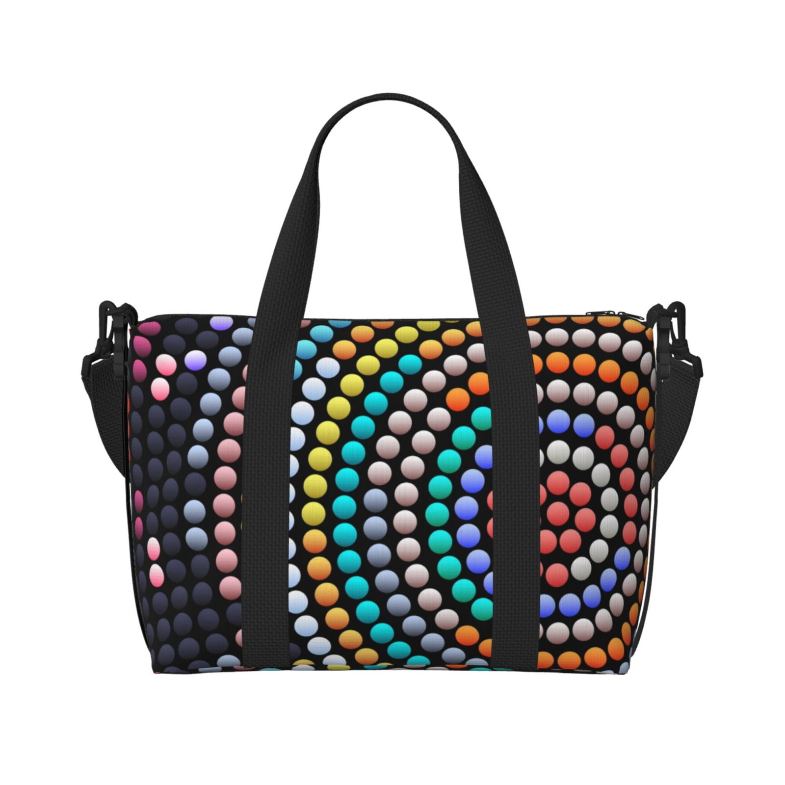 Travel Duffle Bag Colorful Dot Pattern NO.A Travel Tote Bags Carry on ...