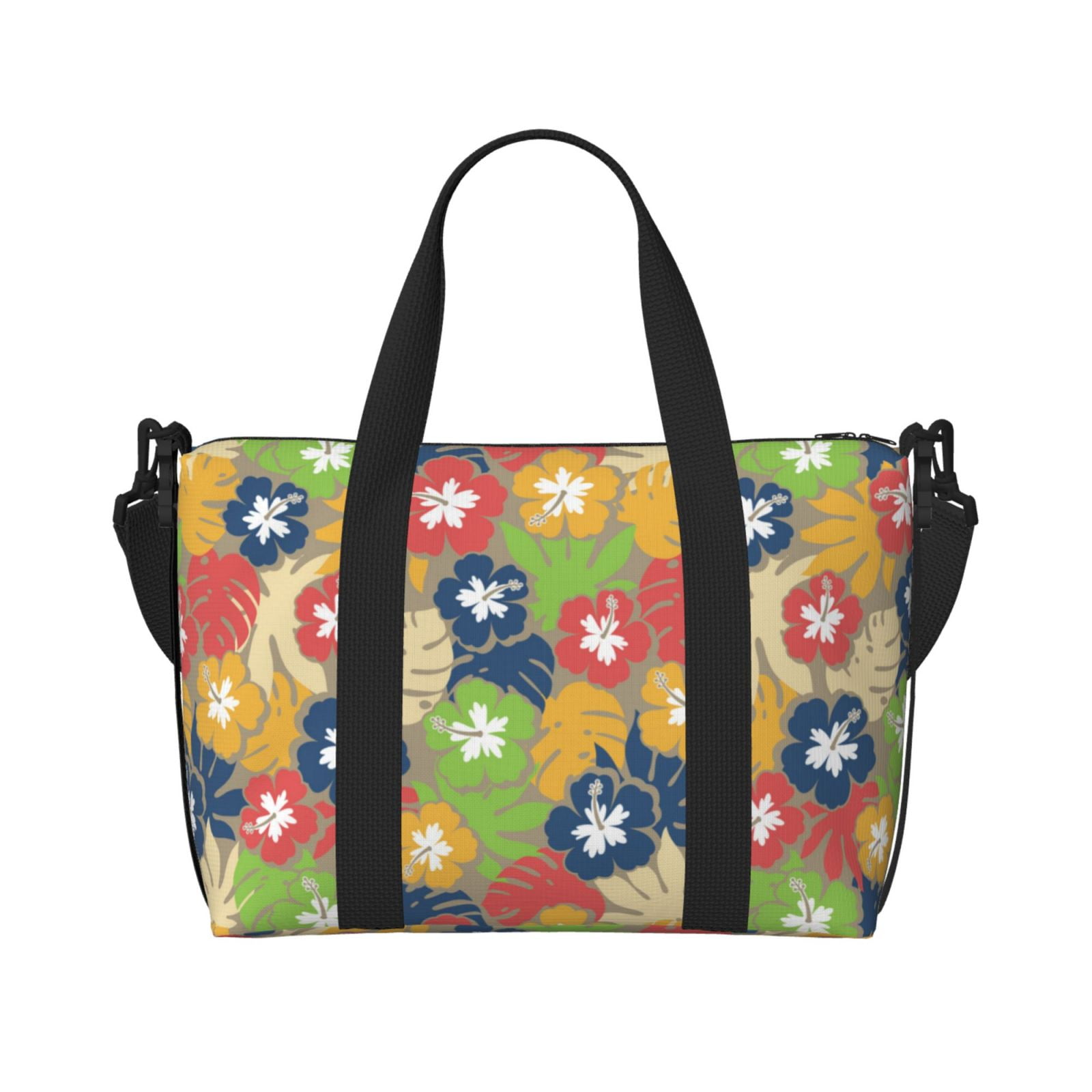 Travel Duffle Bag Colorful Floral A Travel Tote Bags Carry on Luggage ...