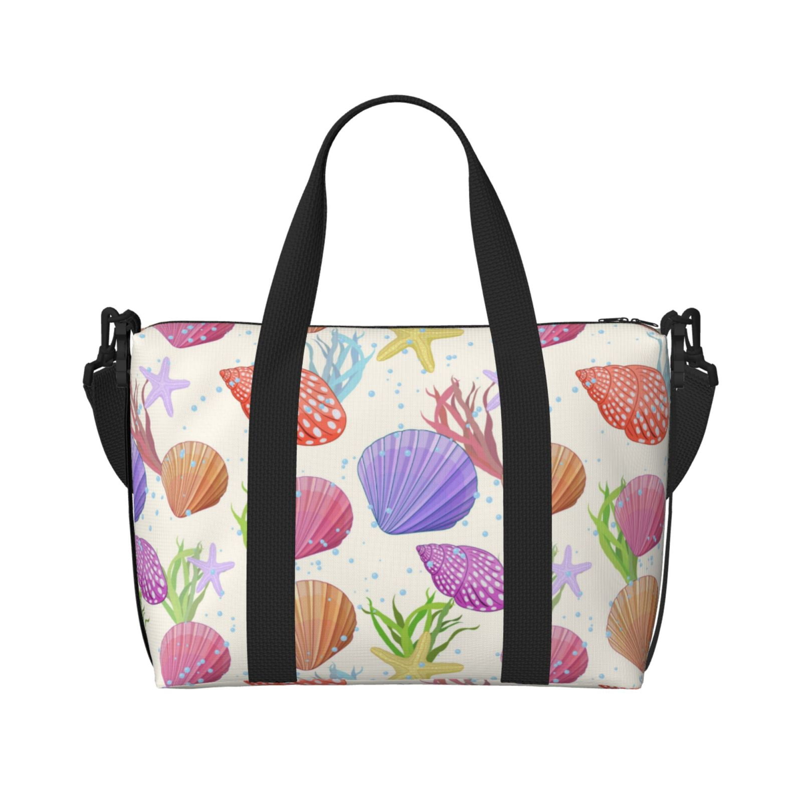 Travel Duffle Bag Colorful Shell Conch Travel Tote Bags Carry on ...