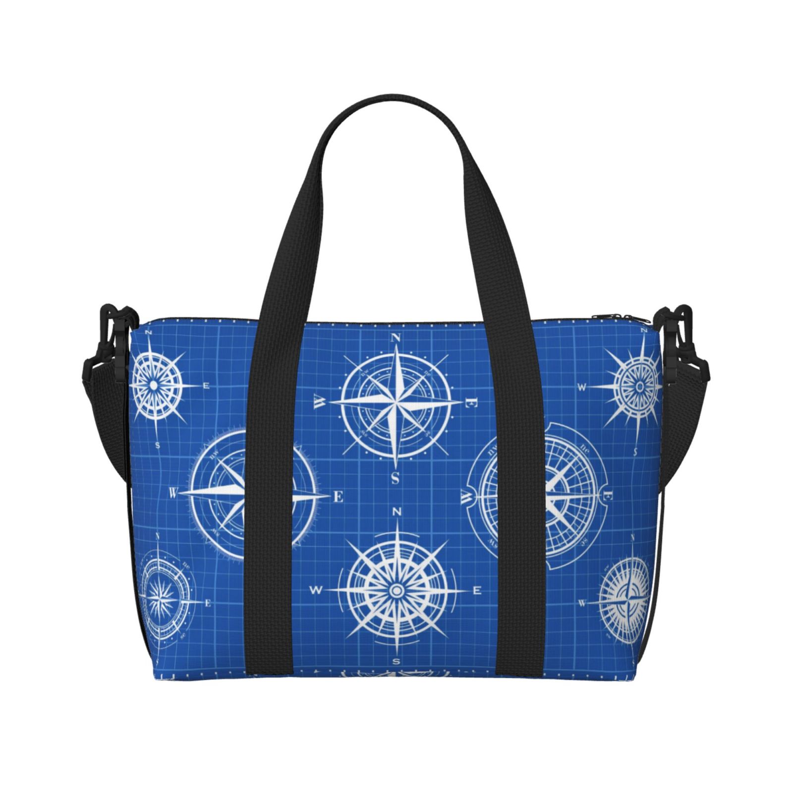 Travel Duffle Bag - Compass Weekender Bags for Women/Men with ...