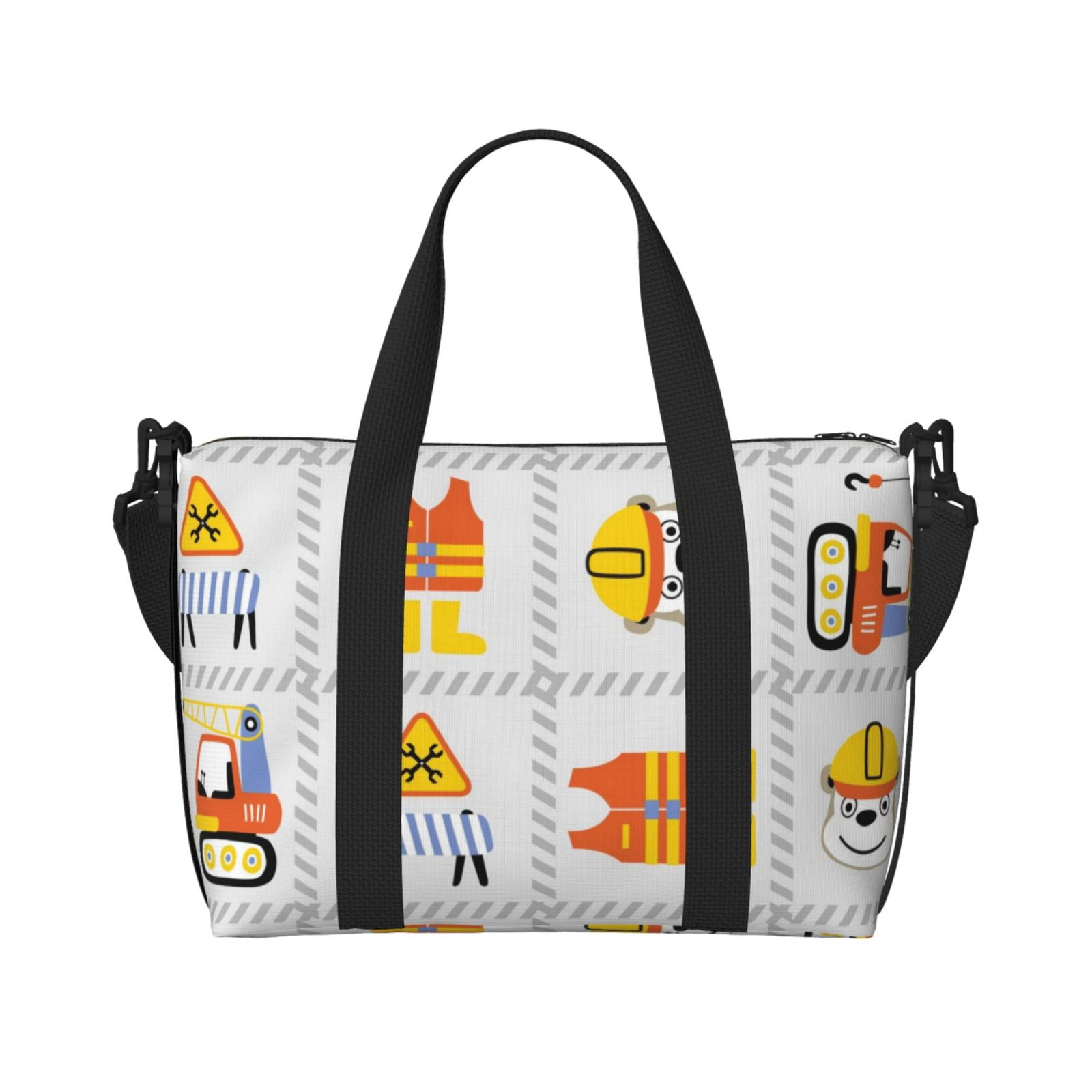 Travel Duffle Bag Construction Equipments Worker Travel Tote Bags Carry ...