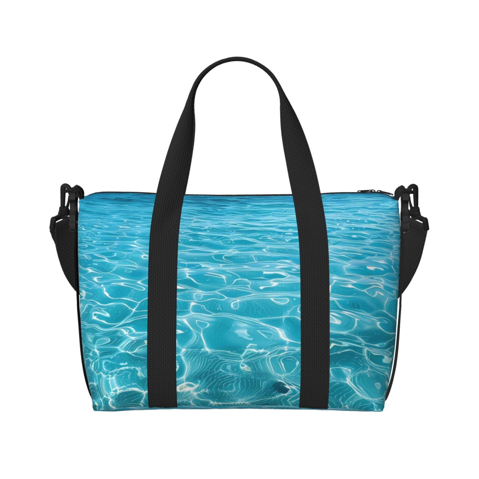 Travel Duffle Bag - Crystal Clear Ocean Waves Weekender Bags for Women ...