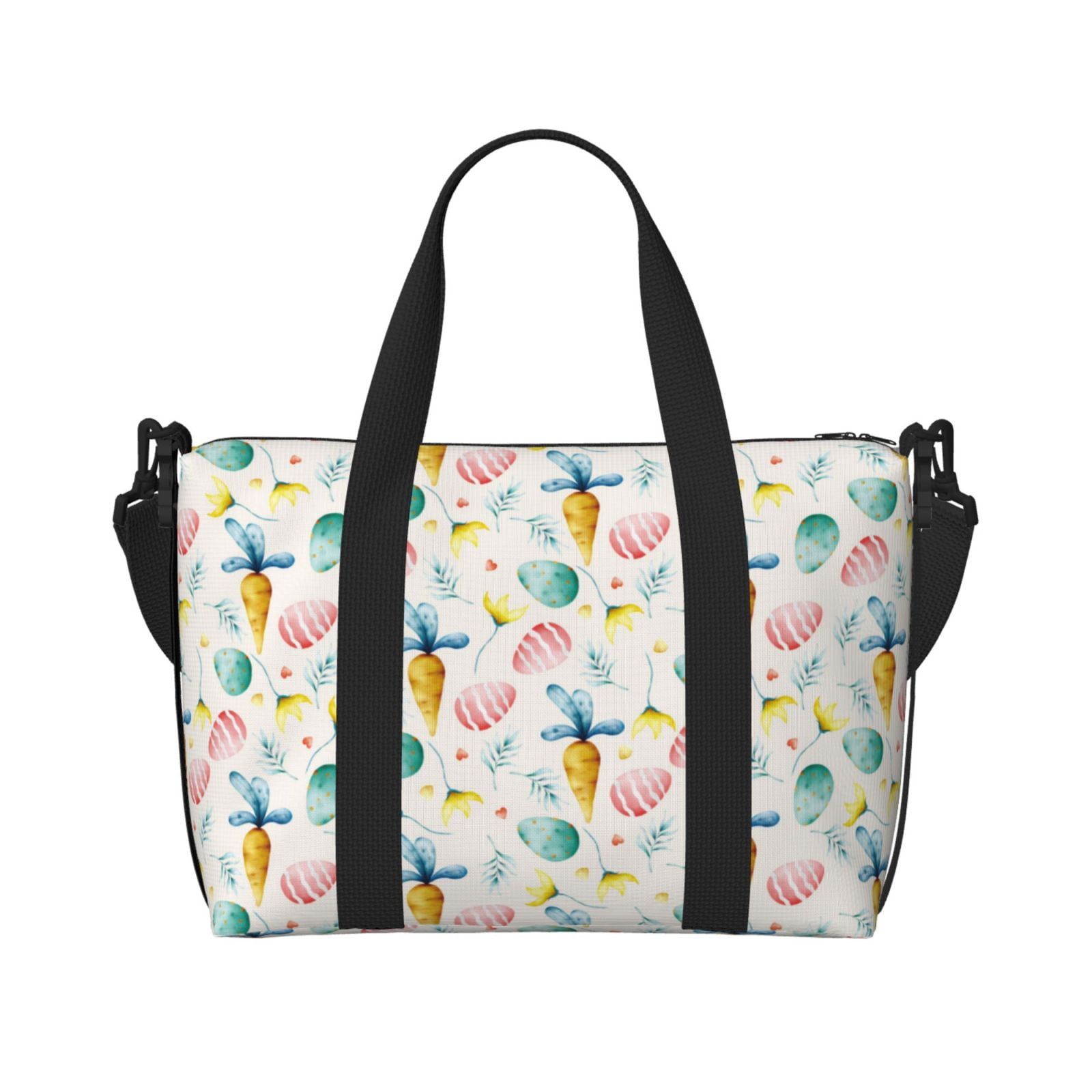 Travel Duffle Bag Cute Carrot Colorful Egg Travel Tote Bags Carry on ...