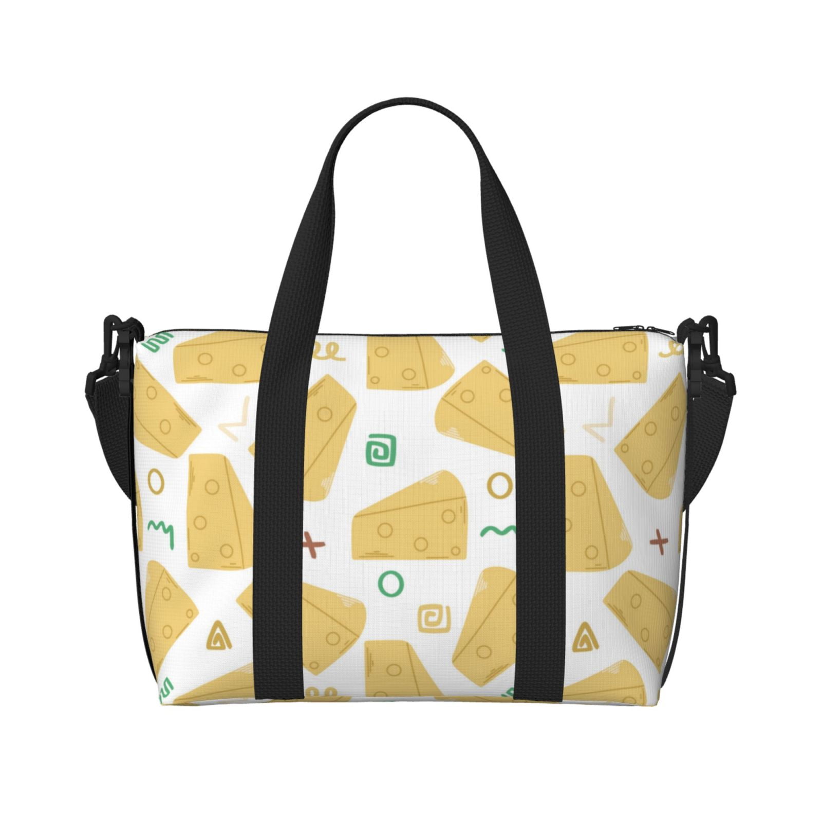 Travel Duffle Bag Cute Cheese Line Travel Tote Bags Carry on Luggage ...