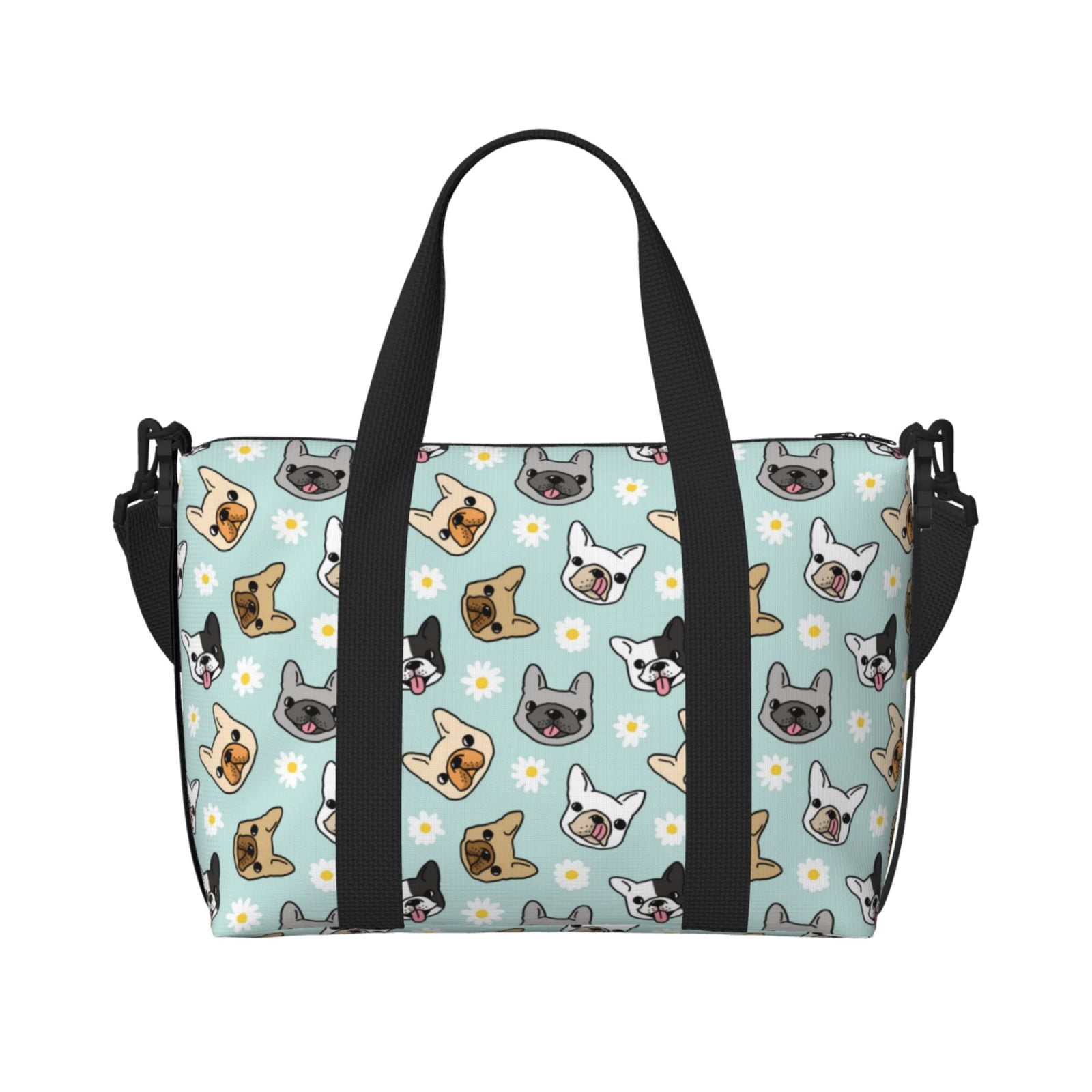 Travel Duffle Bag Cute French Bulldog Daisy Travel Tote Bags Carry on ...