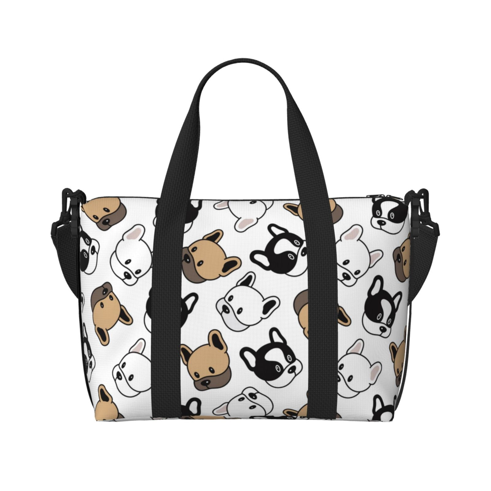 Travel Duffle Bag Cute French Bulldog Travel Tote Bags Carry on Luggage ...