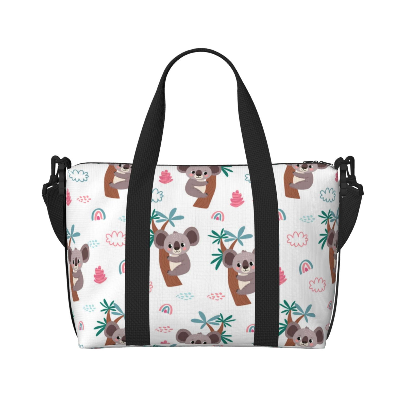 Travel Duffle Bag Cute Hand Painted Koala Travel Tote Bags Carry on ...
