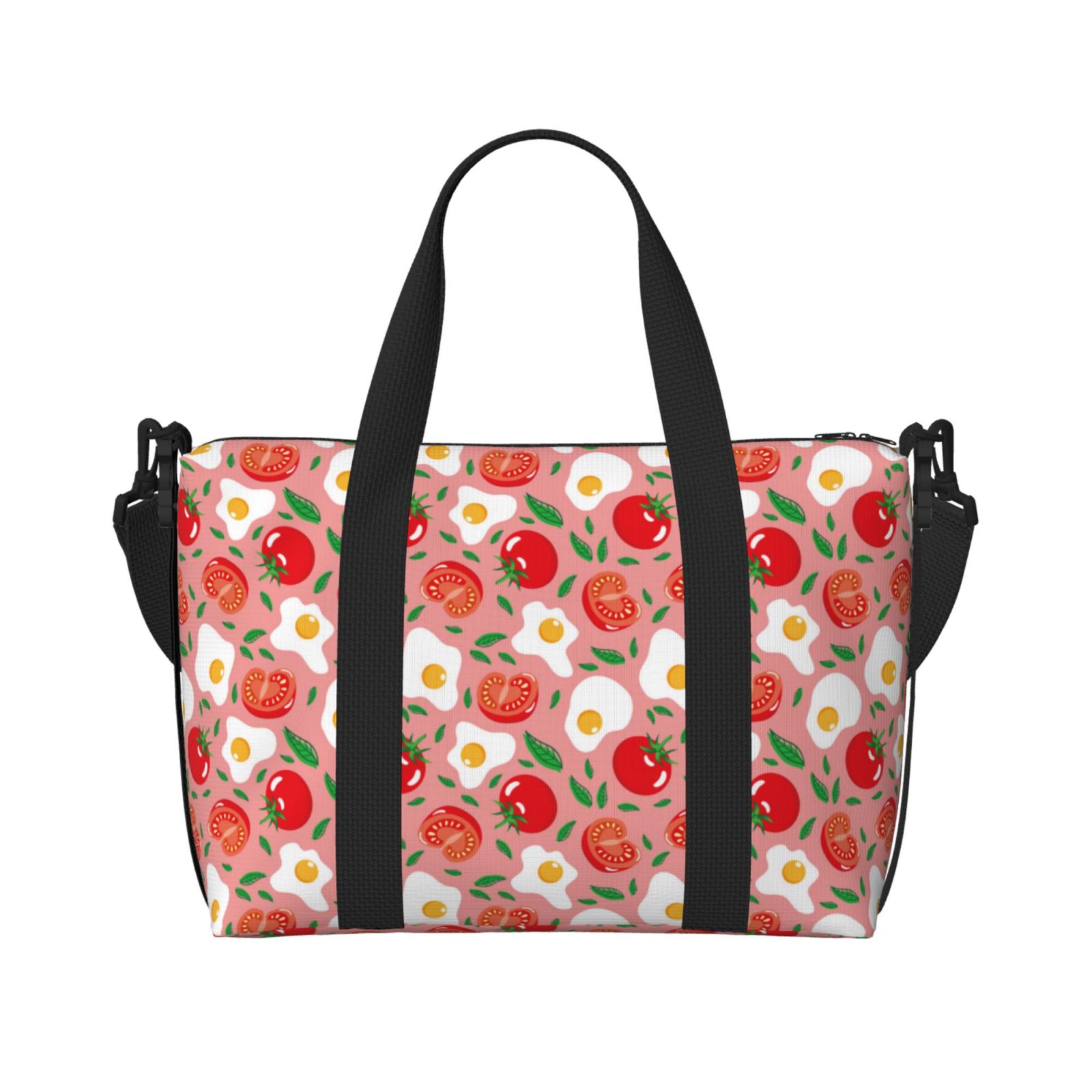 Travel Duffle Bag Cute Tomato Egg Travel Tote Bags Carry on Luggage ...