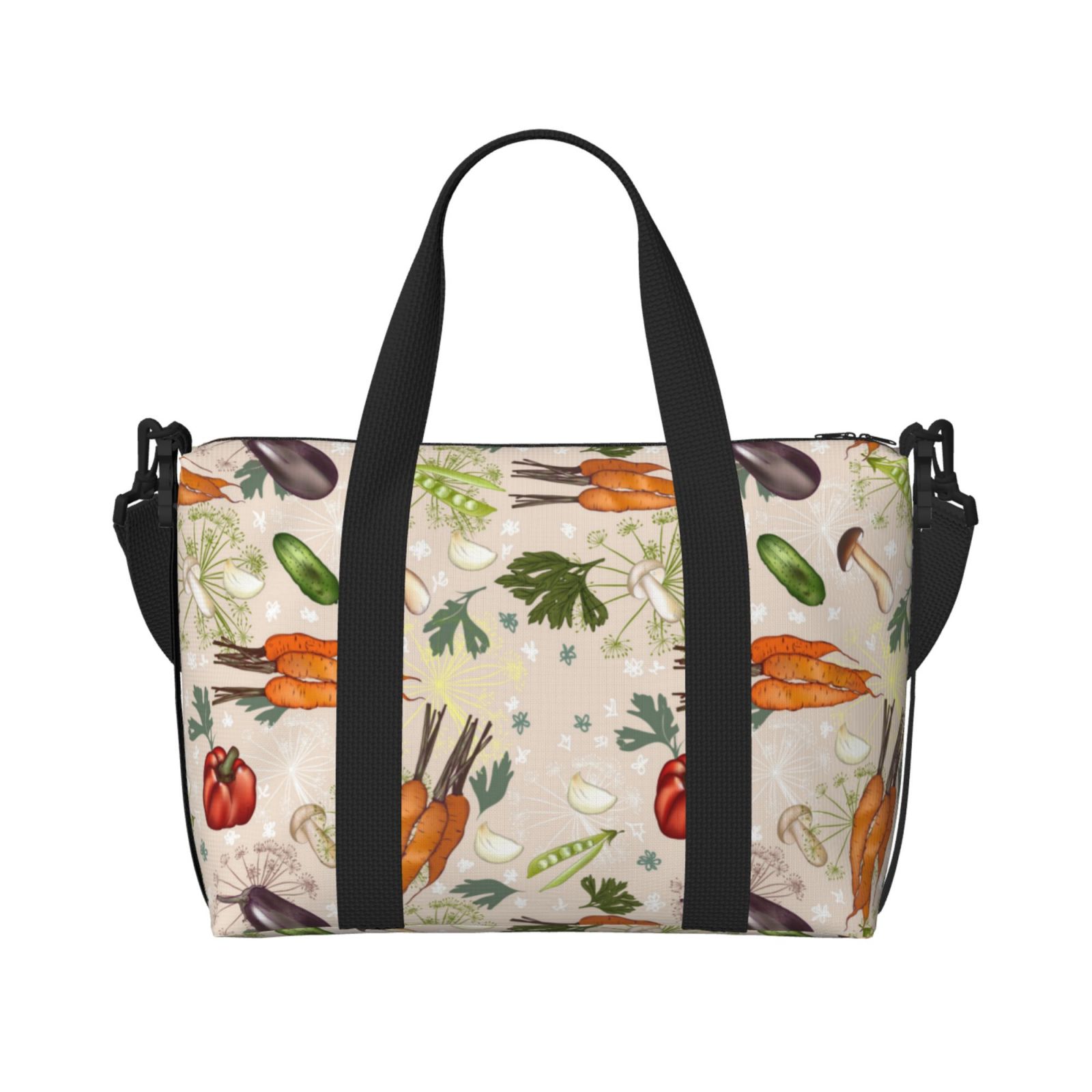 Travel Duffle Bag Cute Vegetables Travel Tote Bags Carry on Luggage ...