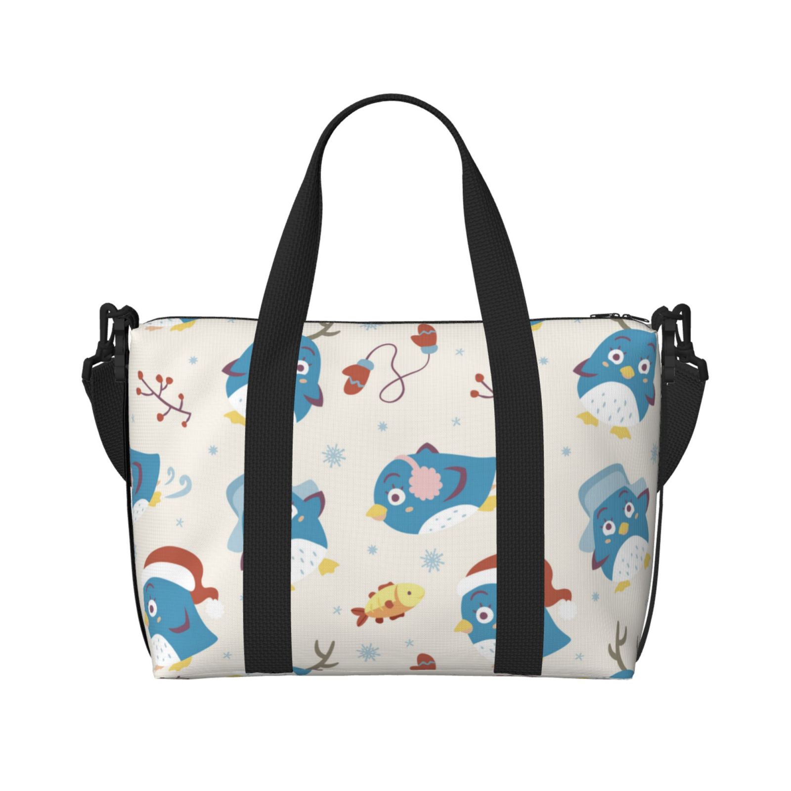 Travel Duffle Bag - Cute cartoon penguin Weekender Bags for Women/Men ...